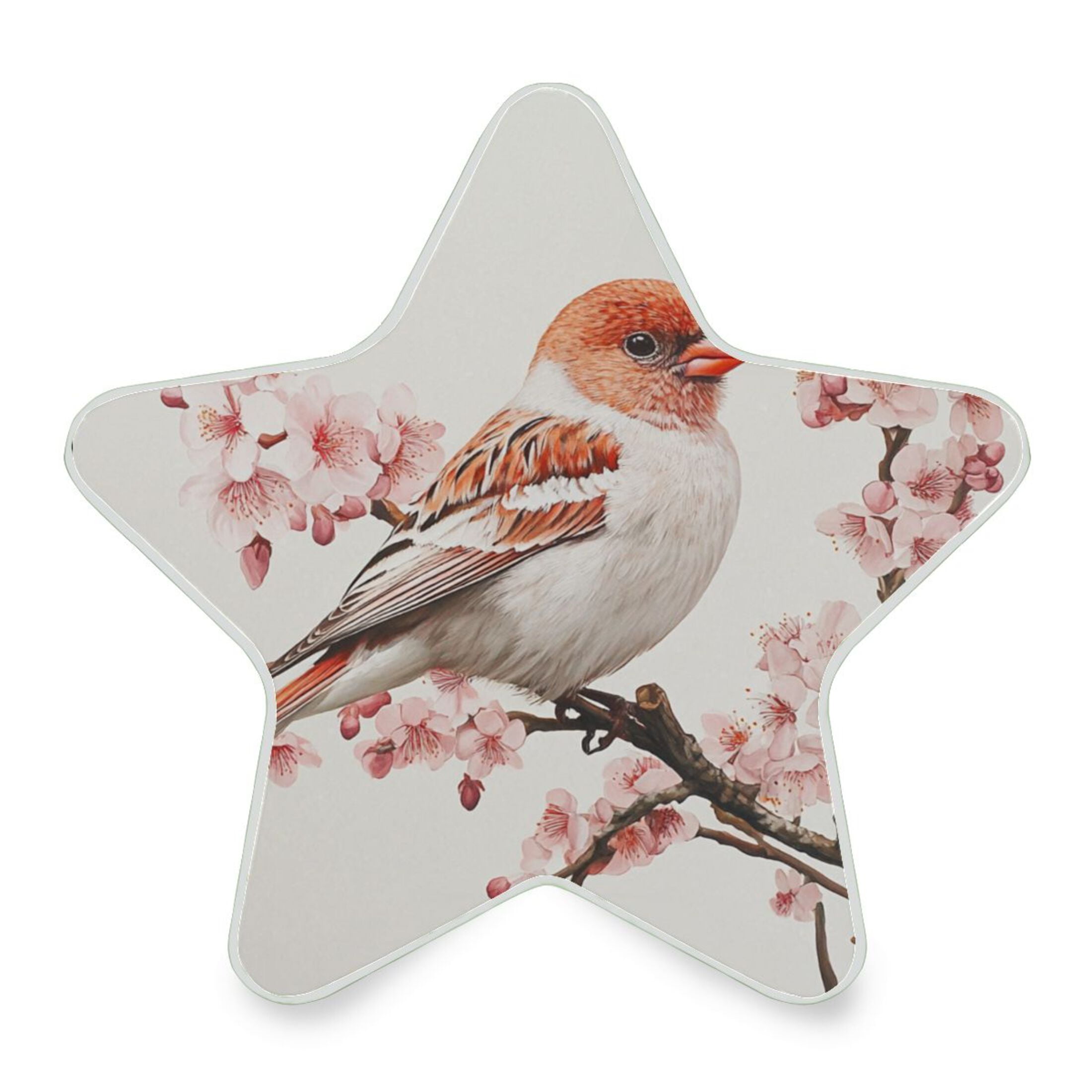 WOBOGO Birds Perched on Branches LED Star Night Light 0.2 Watt Wall ...