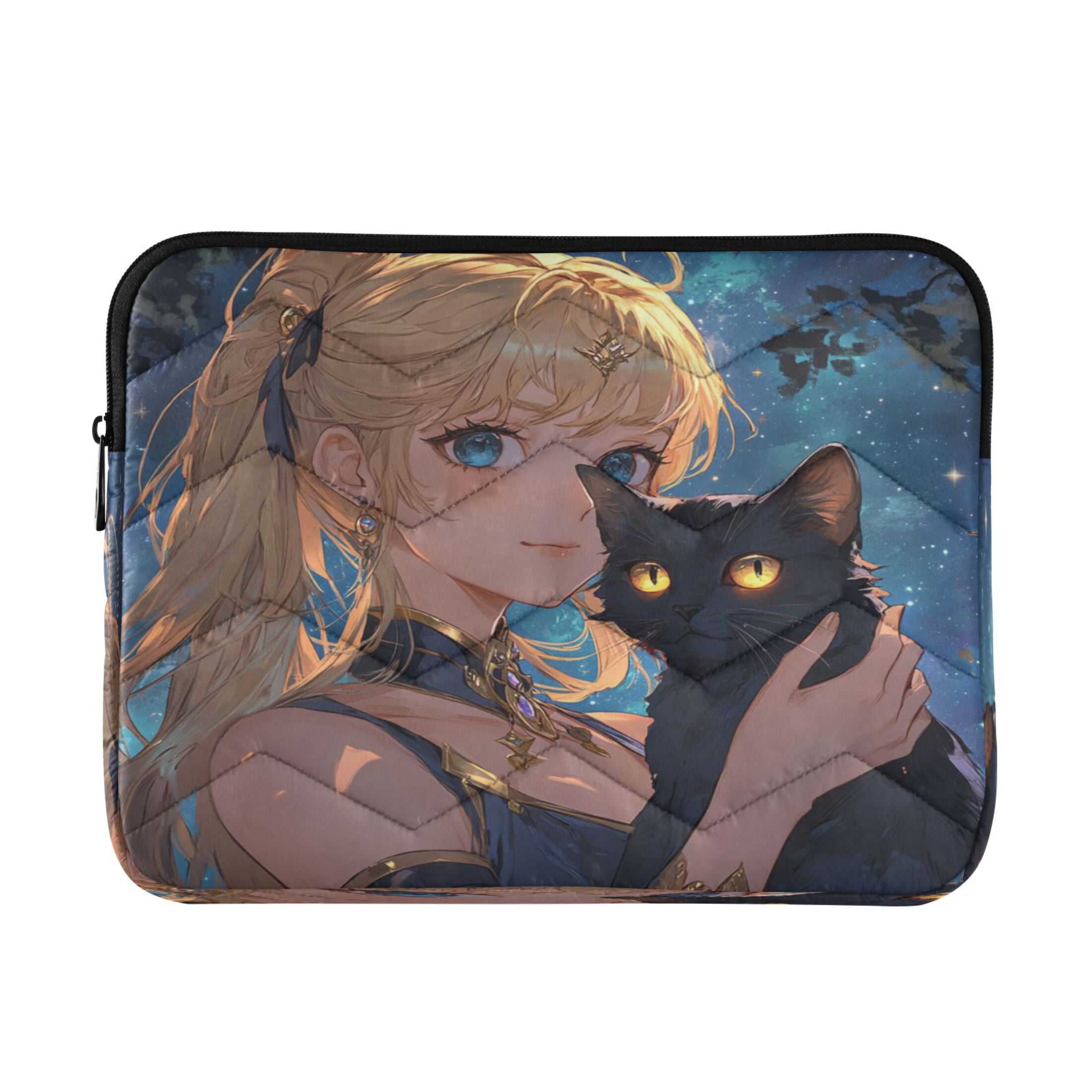 WOBOGO Blonde Hair Lass Laptop Sleeve 15.7 inch Lightweight Zipper ...