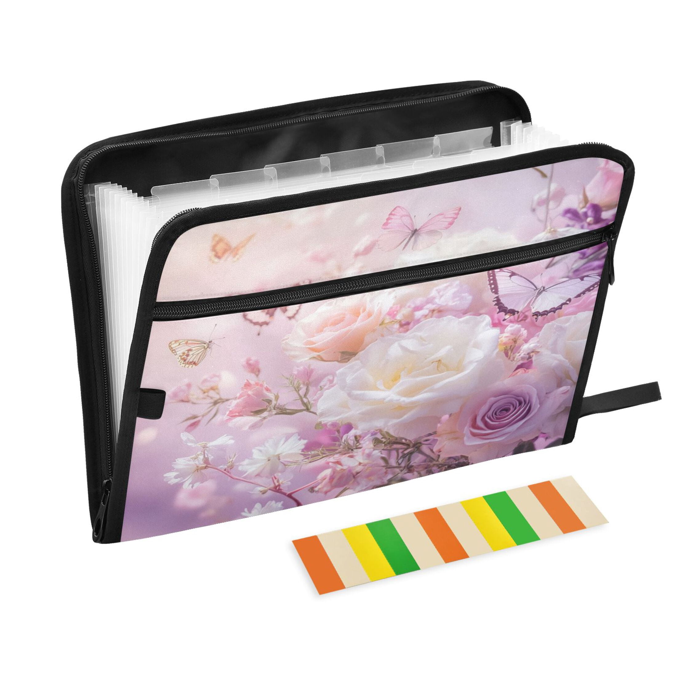 WOBOGO Butterfly Garden Expanding File Folder Letter Size Accordion ...