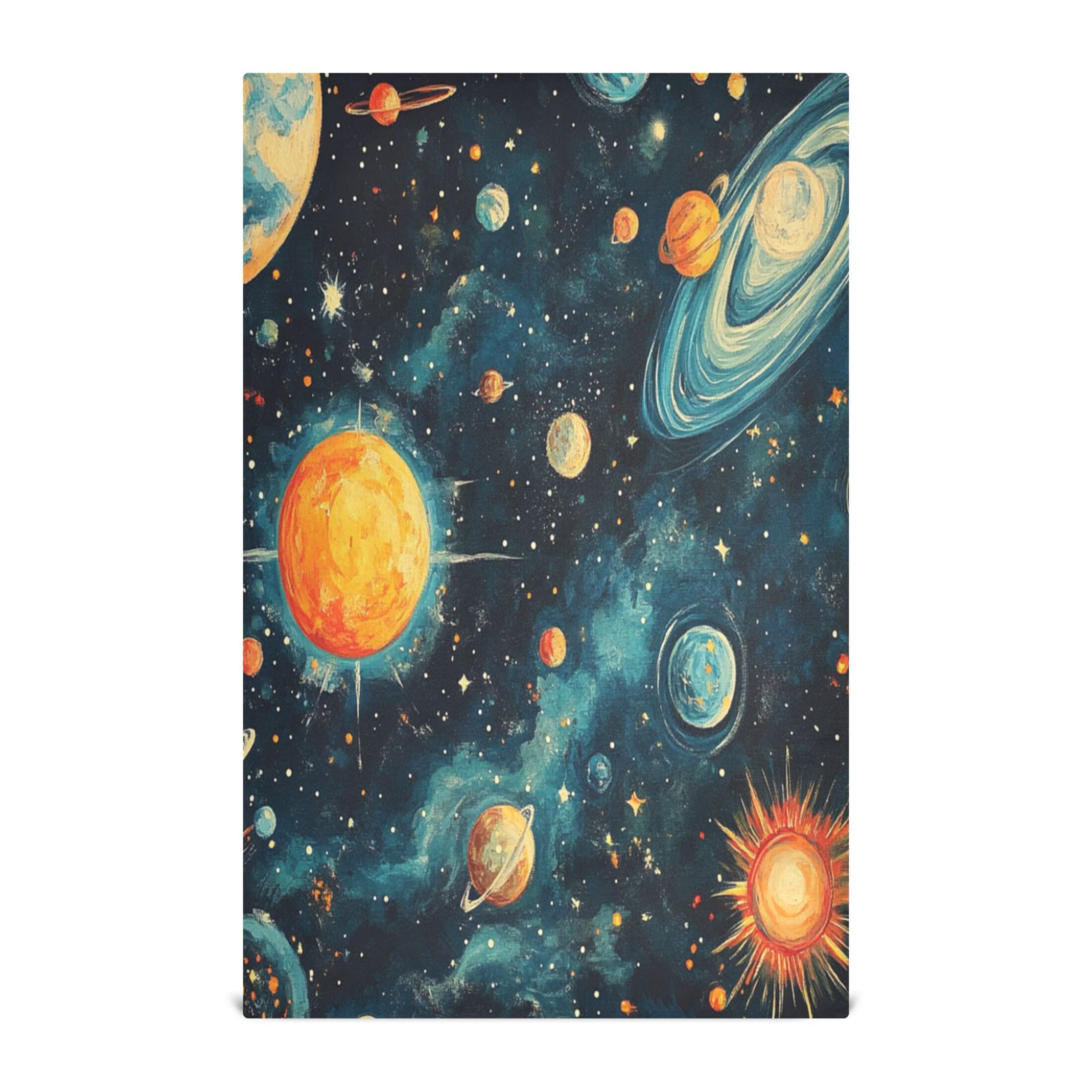 WOBOGO Cartoon Degas-style Cosmic Background Kitchen Towel 6 Piece ...