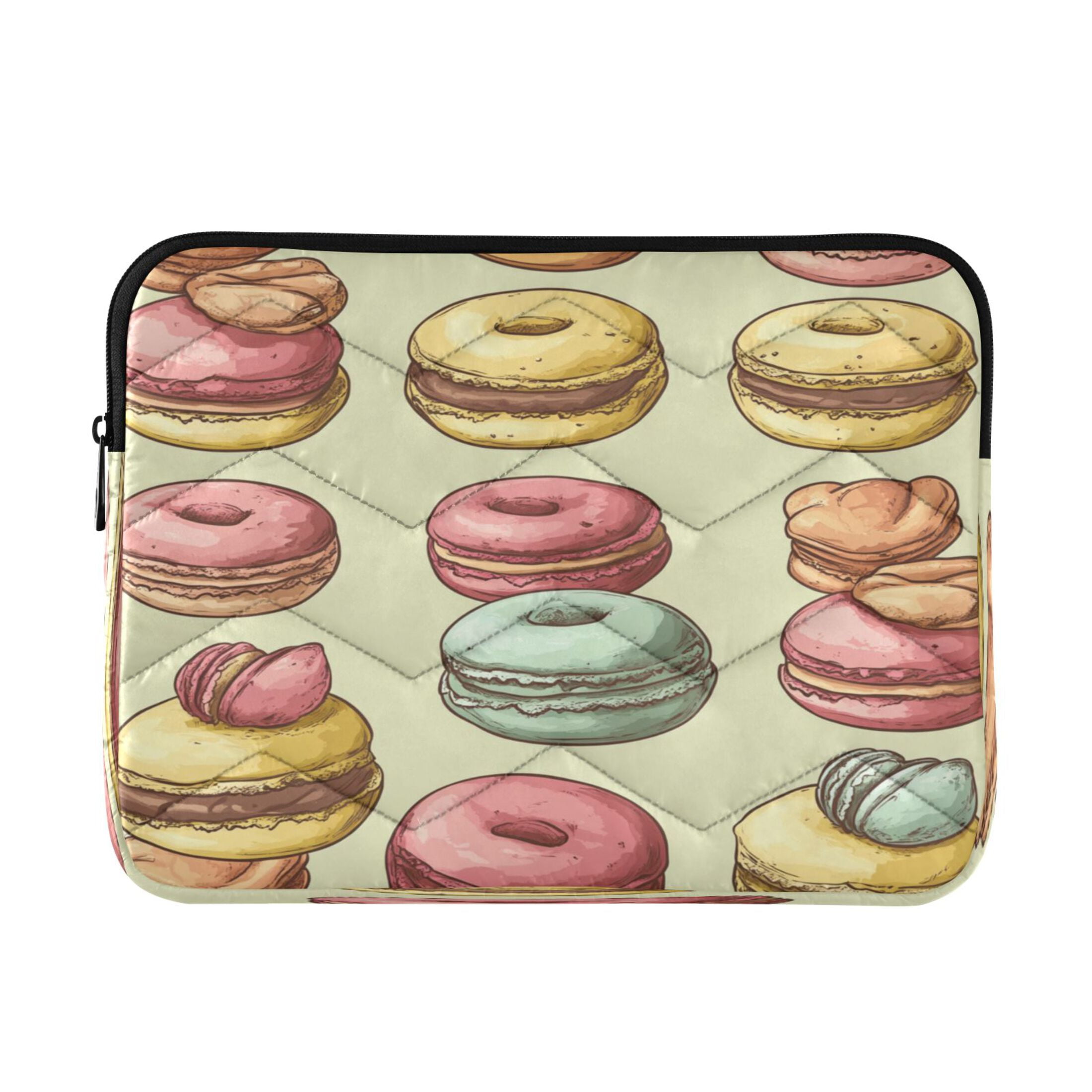 WOBOGO Cartoon Macaroons Laptop Sleeve 13.4 inch Lightweight Zipper ...