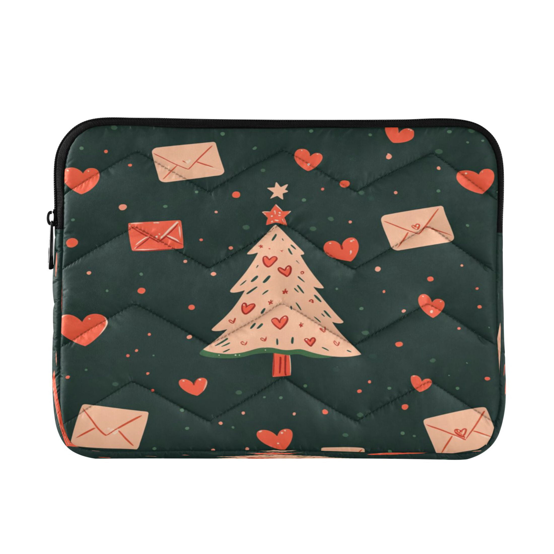 WOBOGO Christmas Tree Laptop Sleeve 13.4 inch Lightweight Zipper Design ...