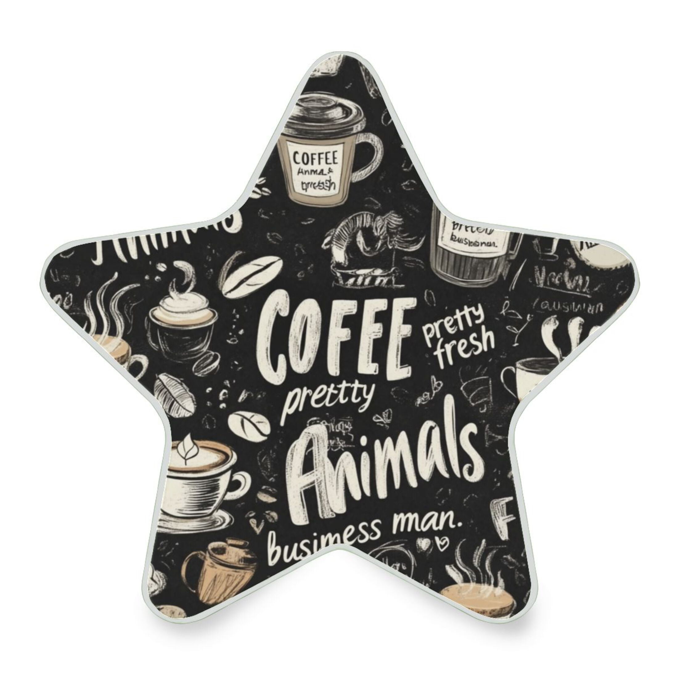 WOBOGO Coffee Picture LED Star Night Light 0.2 Watt Wall Plug Dusk to ...