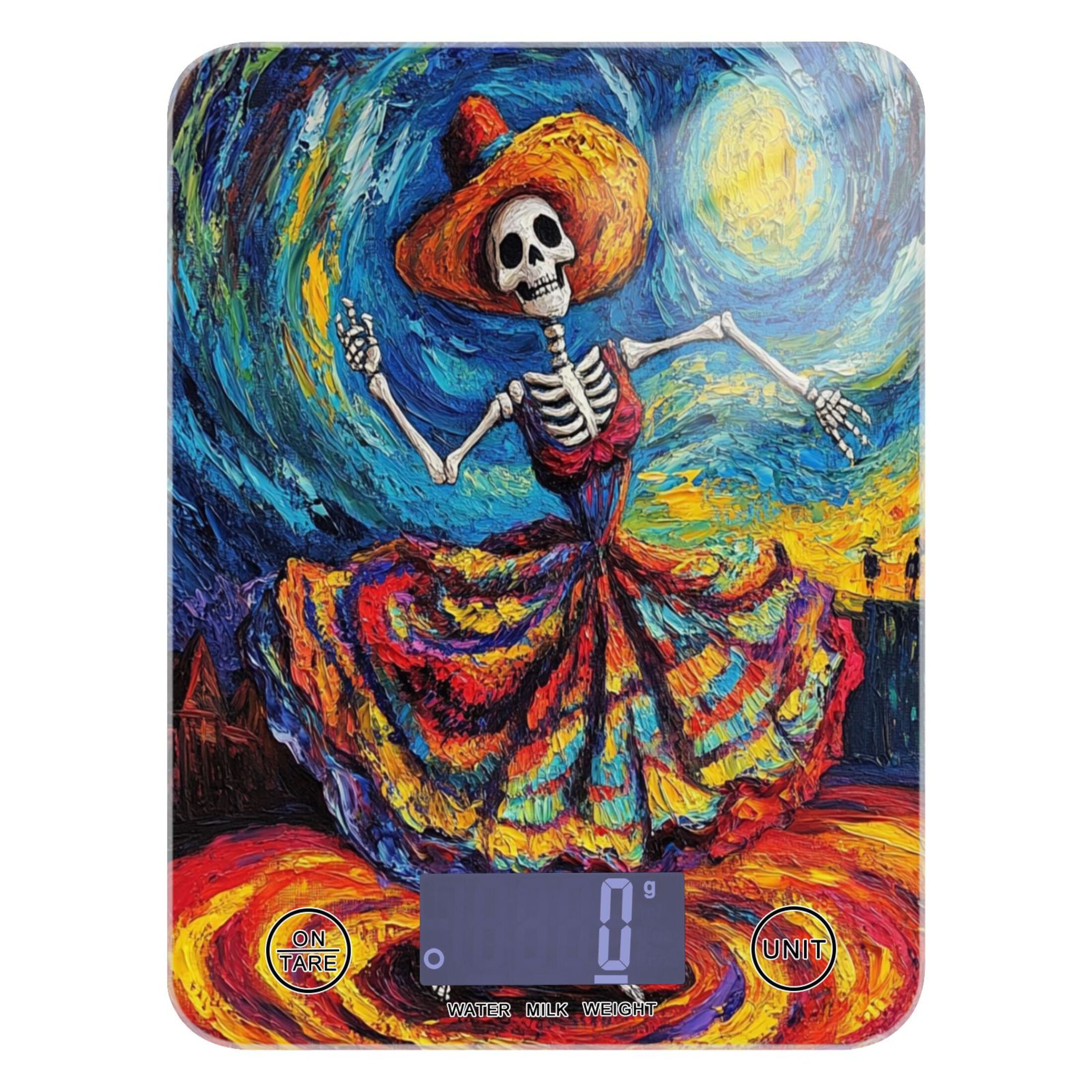 WOBOGO Colorful Skirt Skeleton Kitchen Scale Digital Gram and Ounce ...