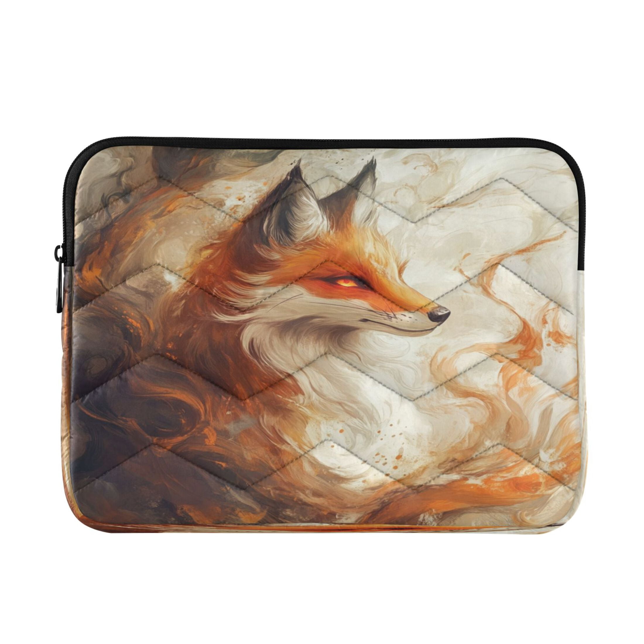 WOBOGO Cool Orange Fox Laptop Sleeve 15.7 inch Lightweight Zipper ...