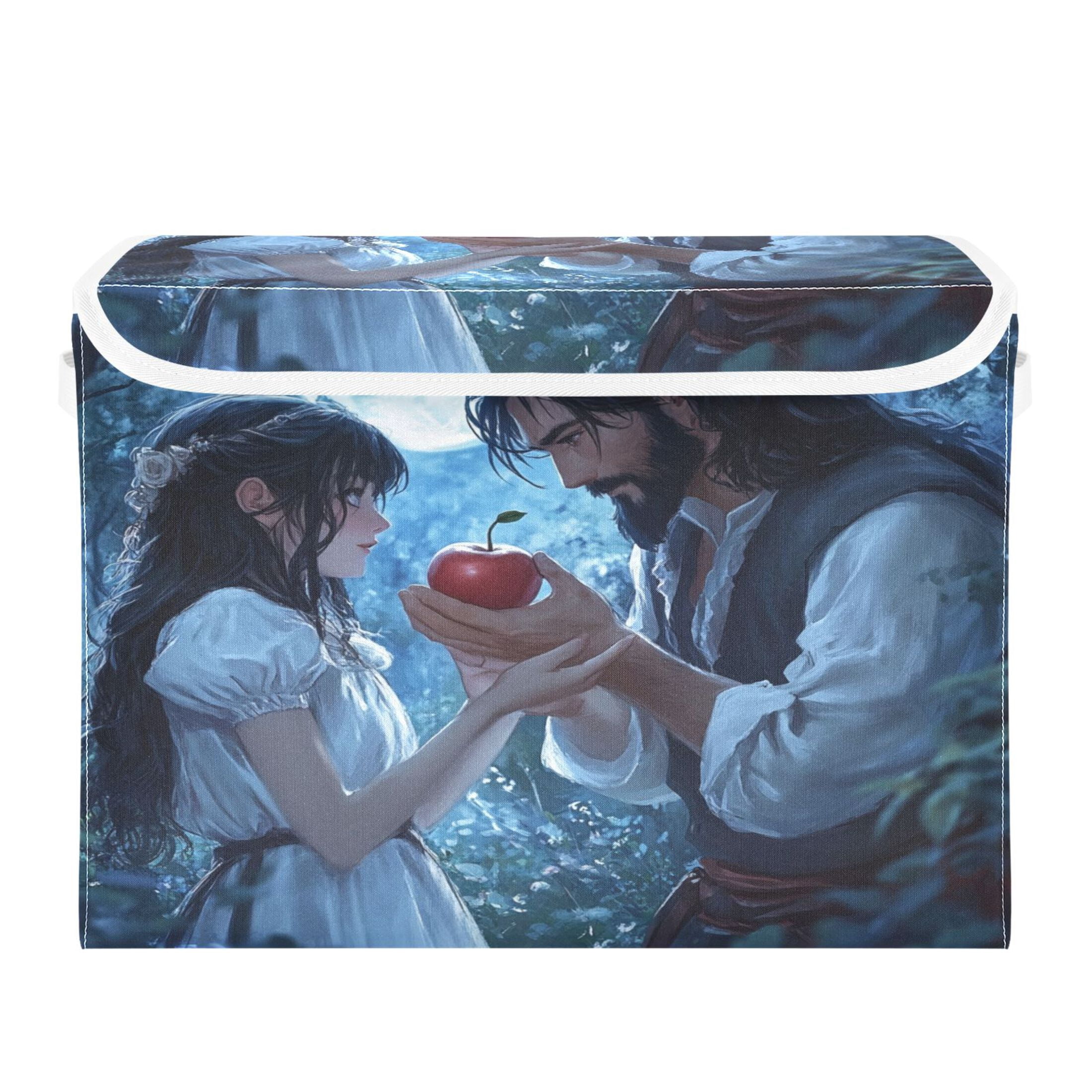 WOBOGO Couple Sharing Apples Together Large Collapsible Storage Box ...
