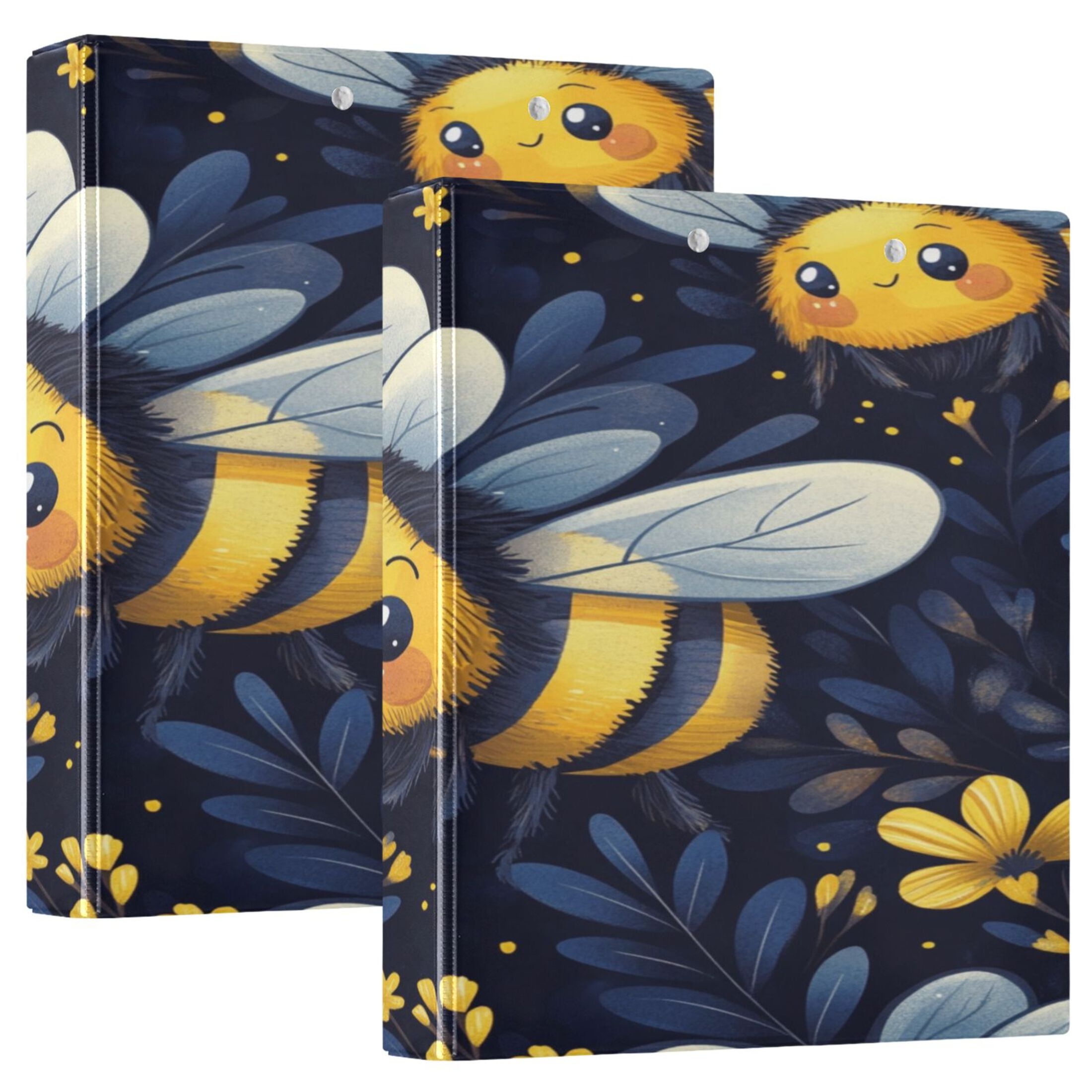 WOBOGO Cute Cartoon Bumble Bee Pattern File Folders Extra Large ...