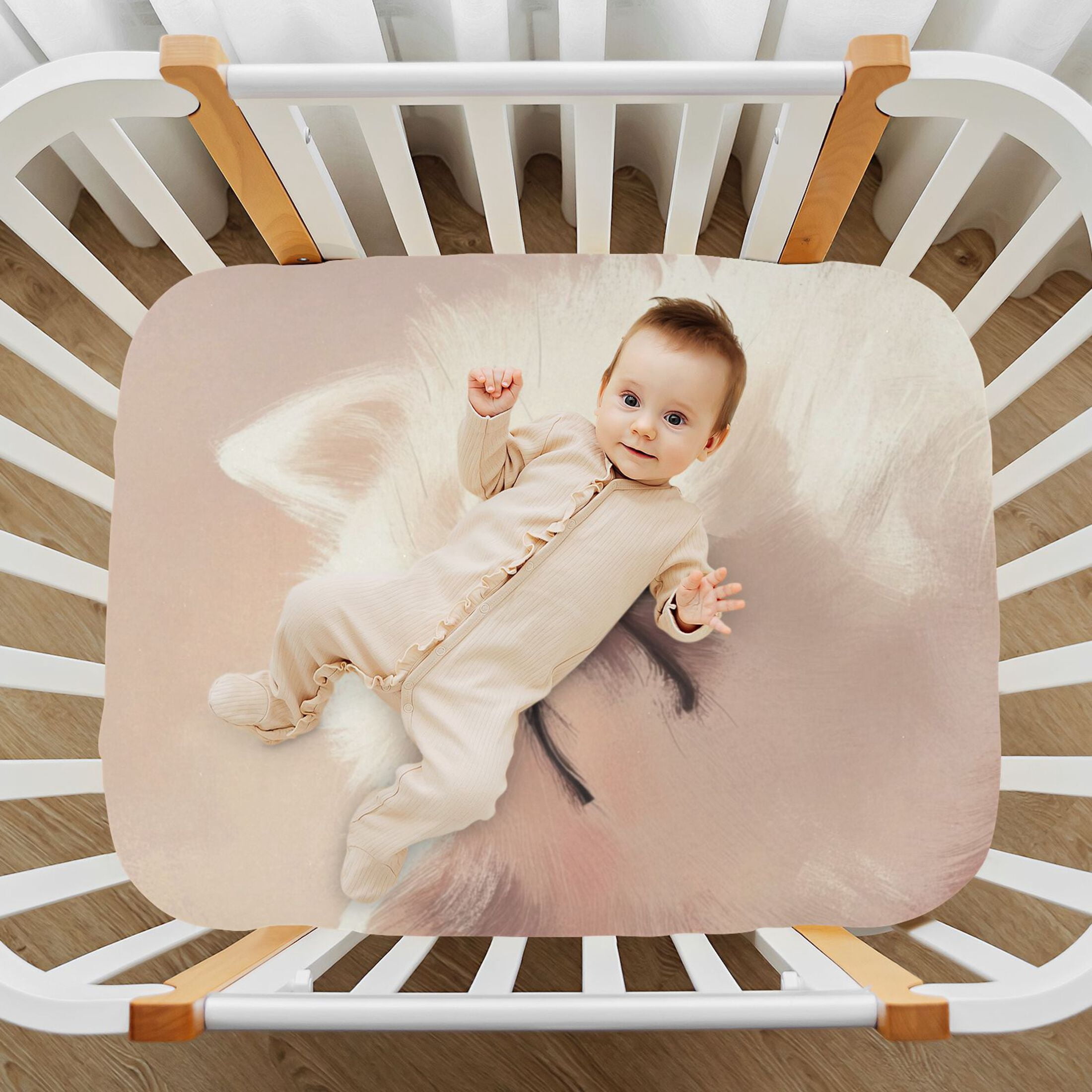 WOBOGO Cute Chihuahua Dog Baby Crib Sheets Super Soft Microfiber ...