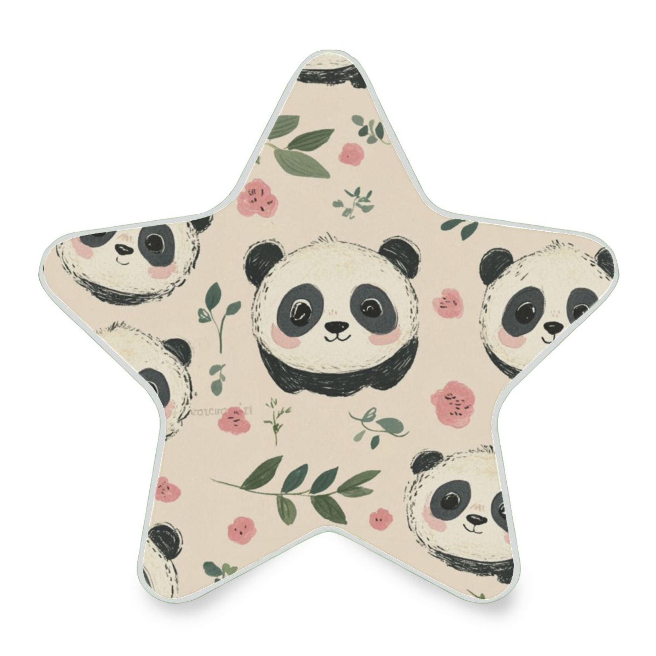 WOBOGO Cute Little Panda LED Star Night Light 0.2 Watt Wall Plug Dusk ...