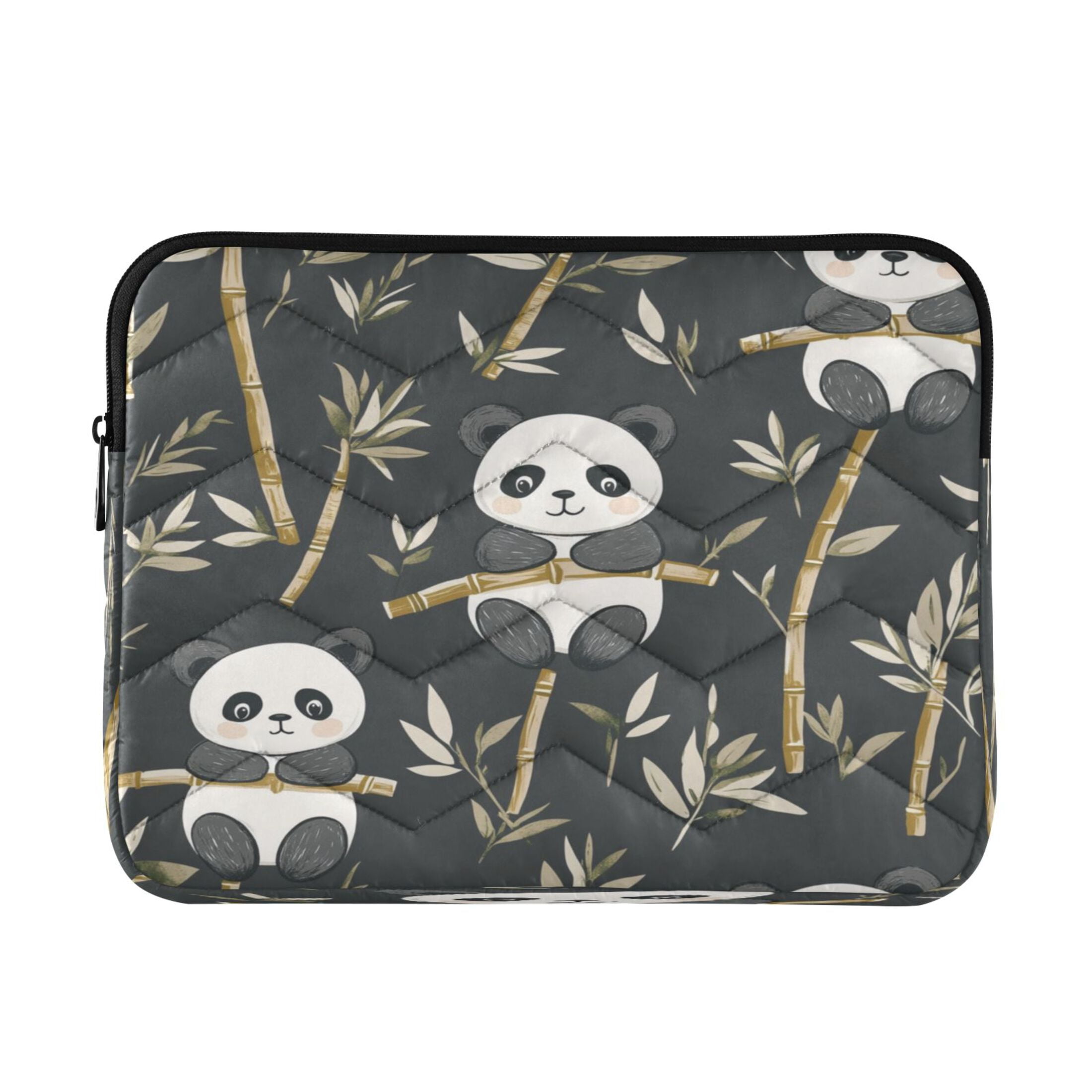 WOBOGO Cute Panda Laptop Sleeve 13.4 inch Lightweight Zipper Design ...