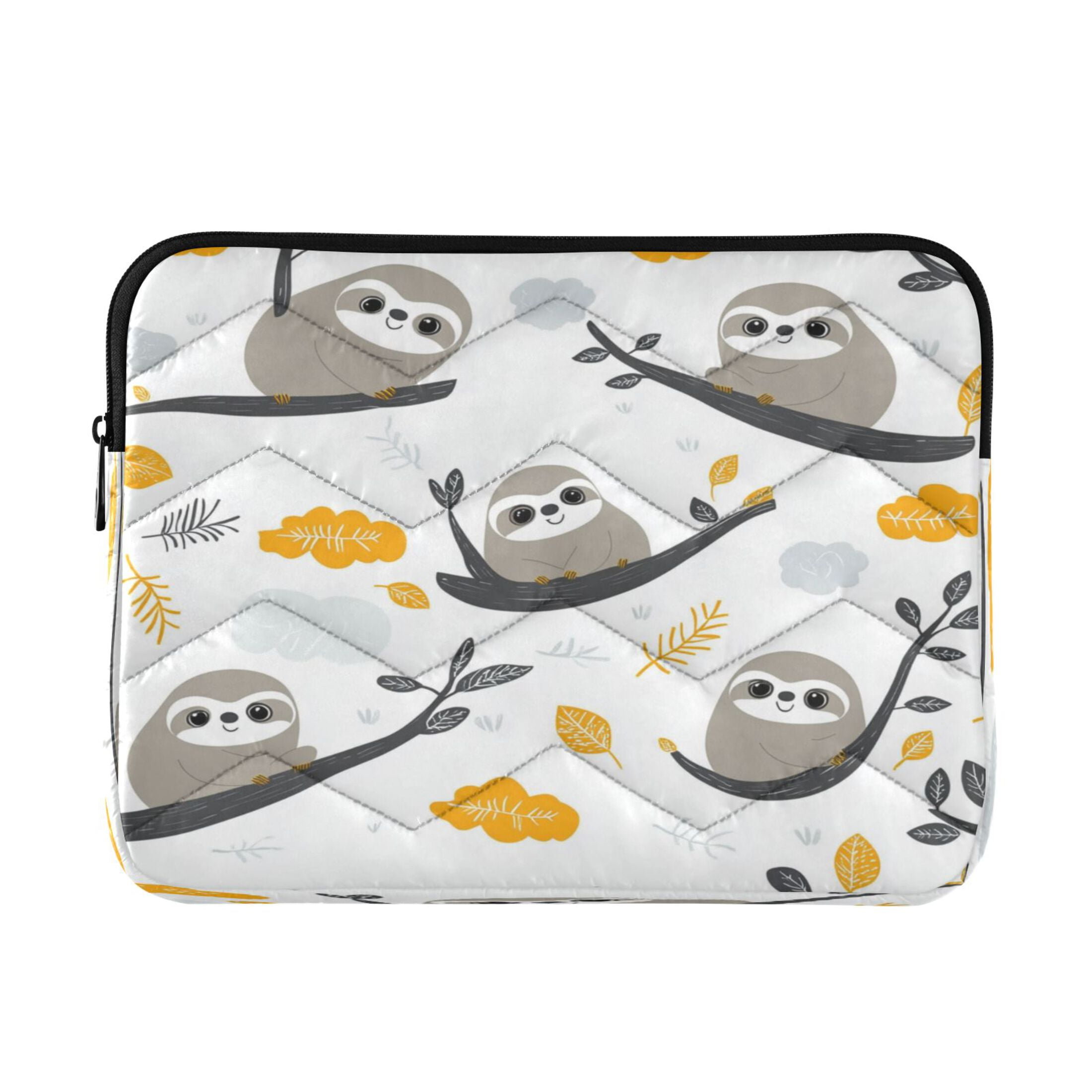 WOBOGO Cute Sloth Patterns Lying on A Branch Laptop Sleeve 15.7 inch ...