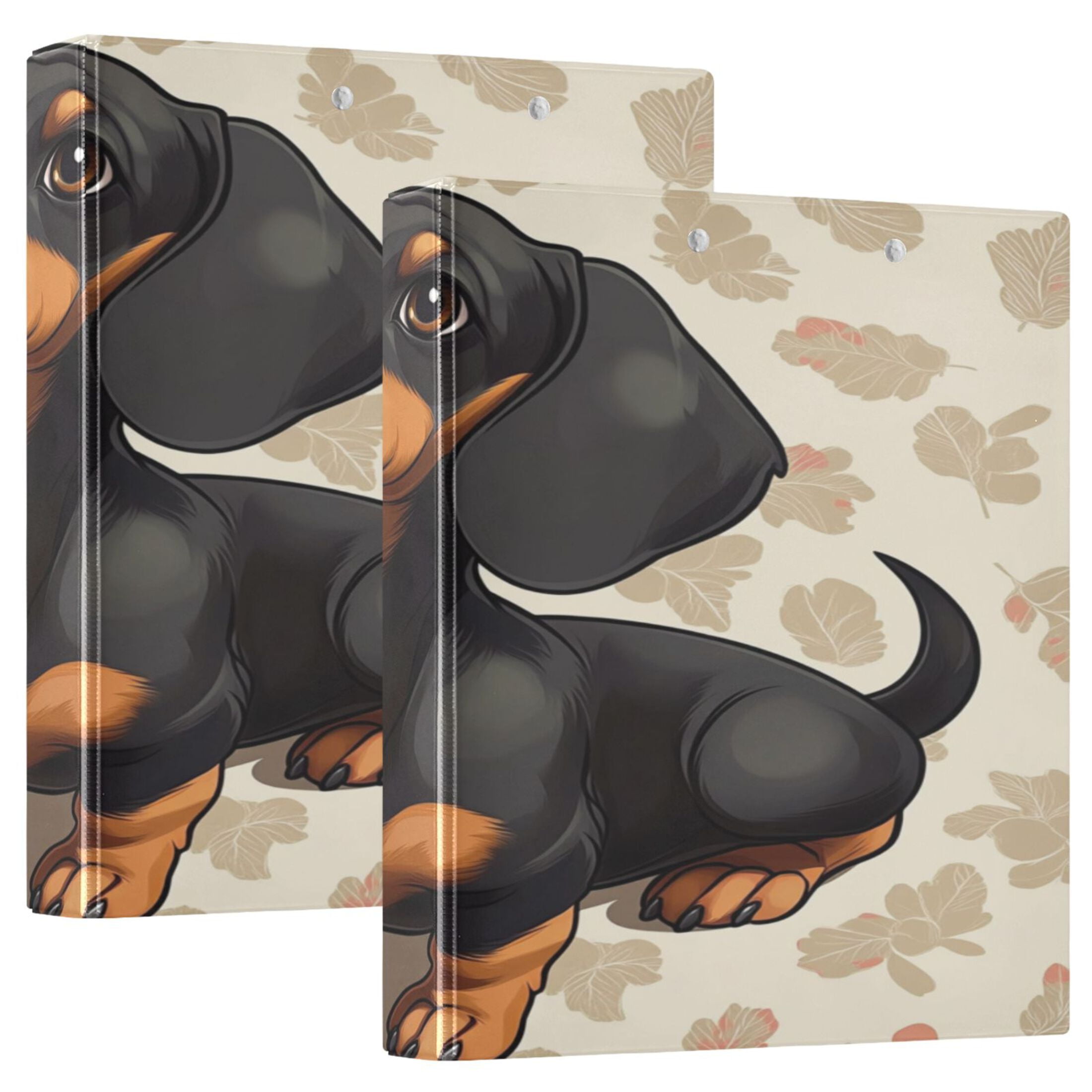 WOBOGO Dachshund Pattern File Folders Extra Large Capacity to Hold 200 ...