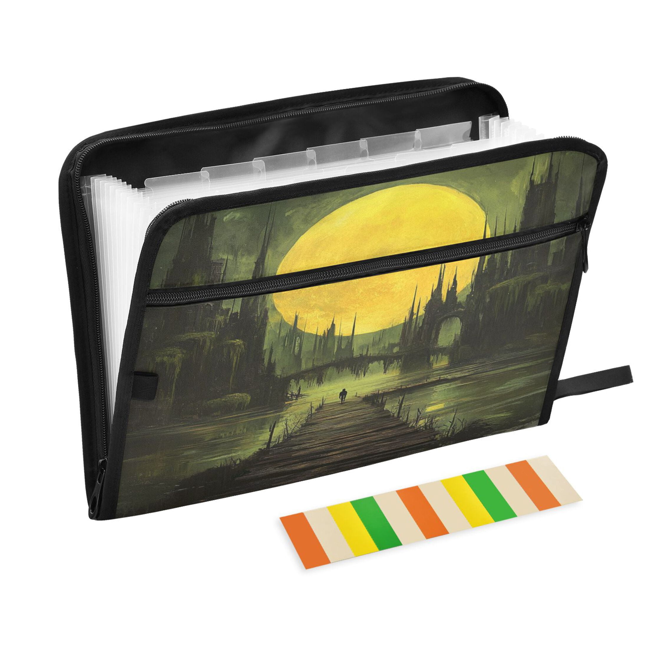 WOBOGO Dark Ancient City Expanding File Folder Letter Size Accordion ...
