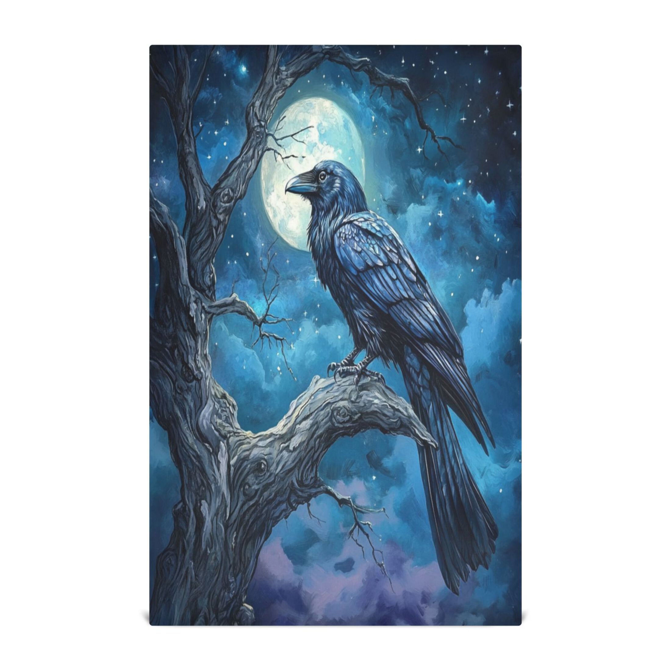 WOBOGO Dead Trees Dark Crows Kitchen Towel 6 Piece Large Cotton ...