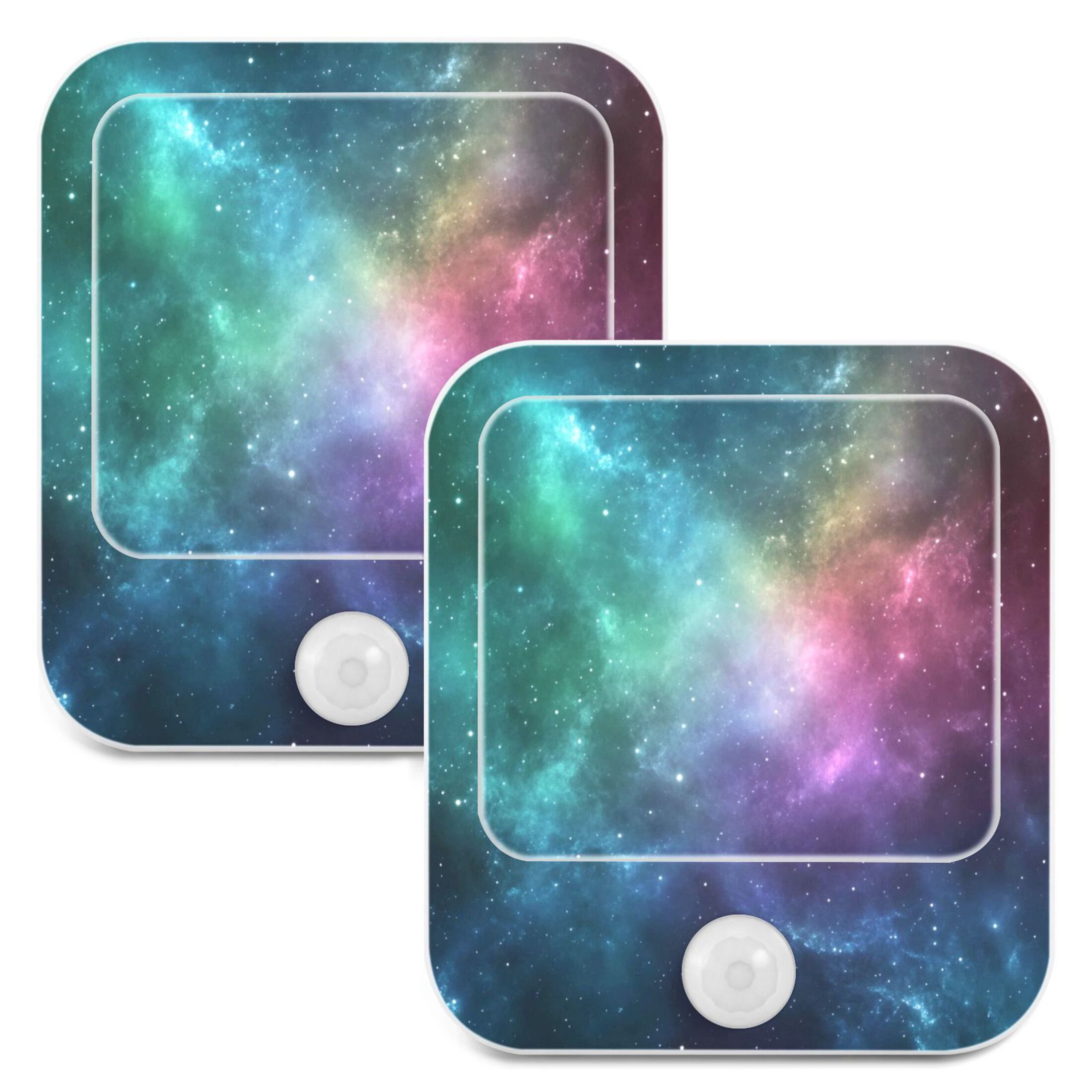 WOBOGO Deep Outer Space Night Light Lamp Set of 2 with Smart Sensor ...