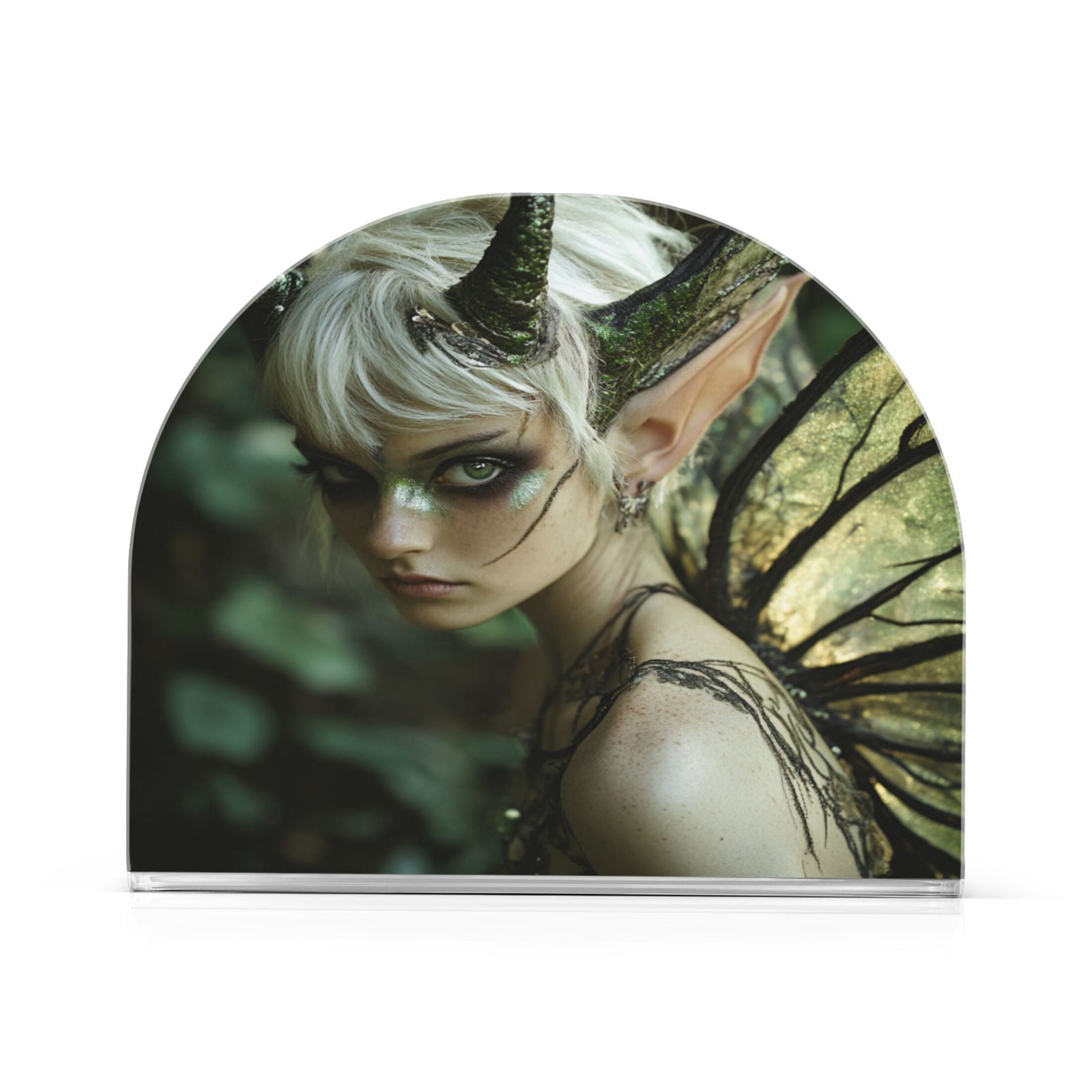 WOBOGO Demon Tinkerbell Elf Clear Acrylic Napkin Holder Kitchen Tissue ...