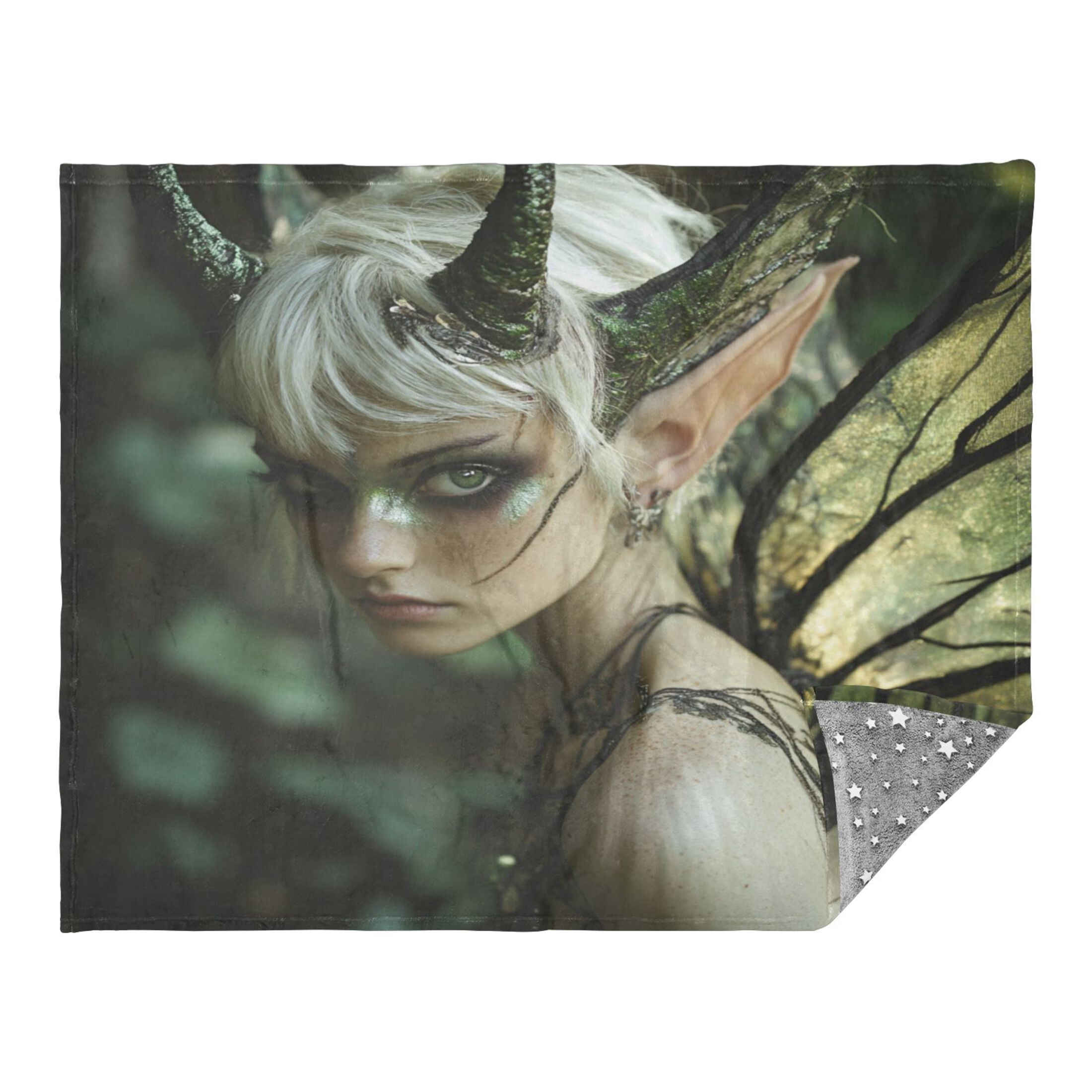 WOBOGO Demon Tinkerbell Elf Facecloth Blanket Fluorescent Effect in The ...