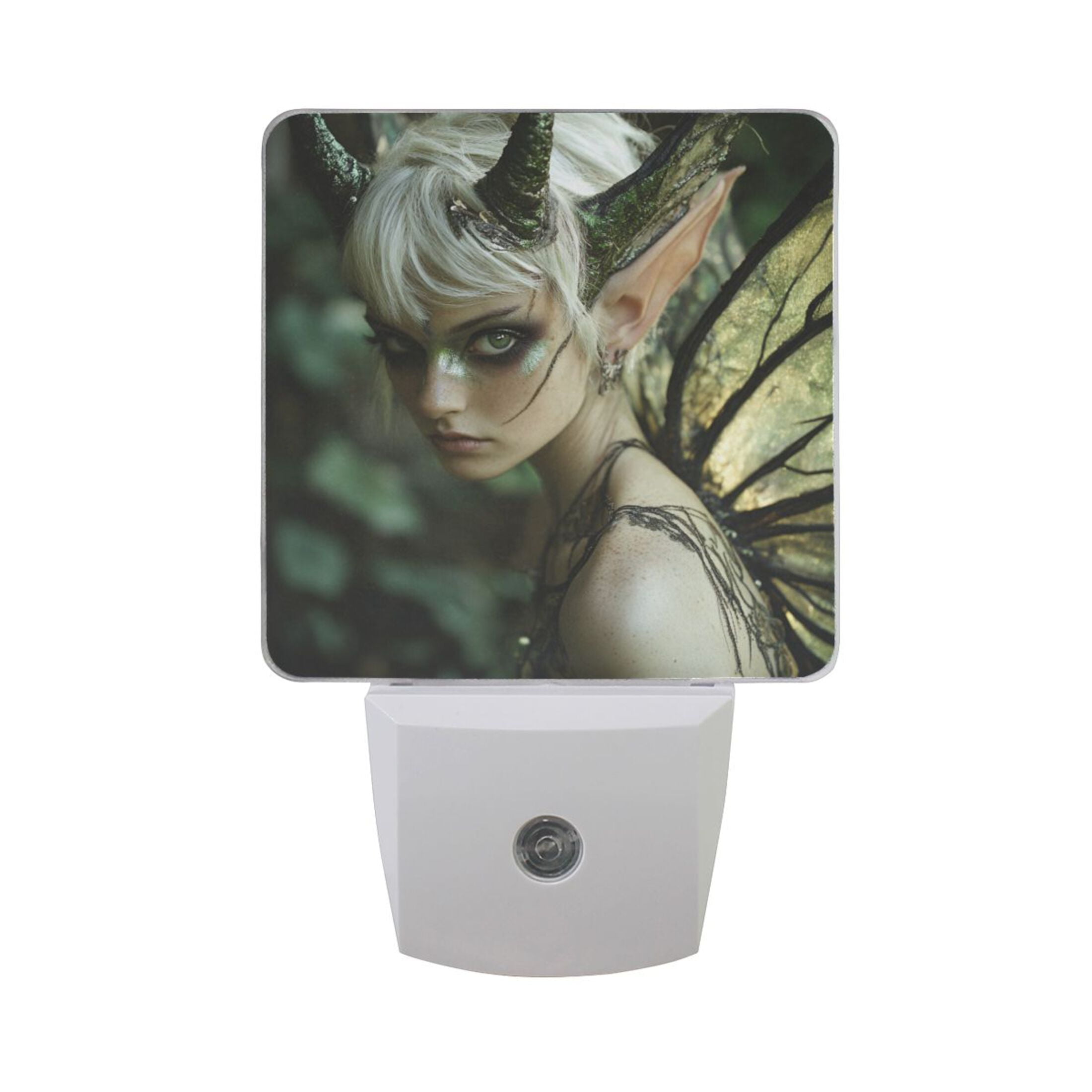 WOBOGO Demon Tinkerbell Elf LED Night Light 2 Pcs Set 0.5 Watt Wall ...