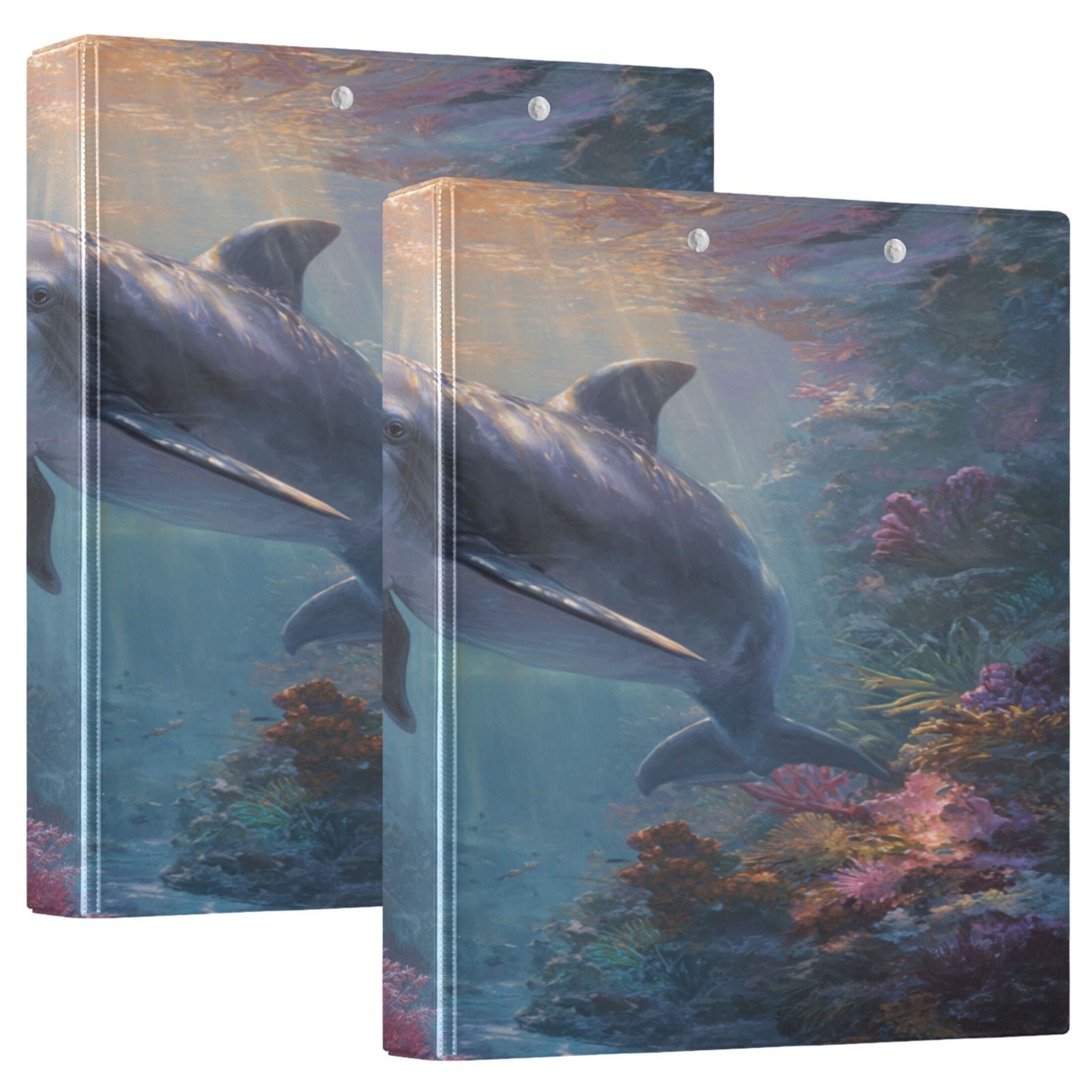 WOBOGO Dolphin File Folders Extra Large Capacity to Hold 200 Sheets of ...
