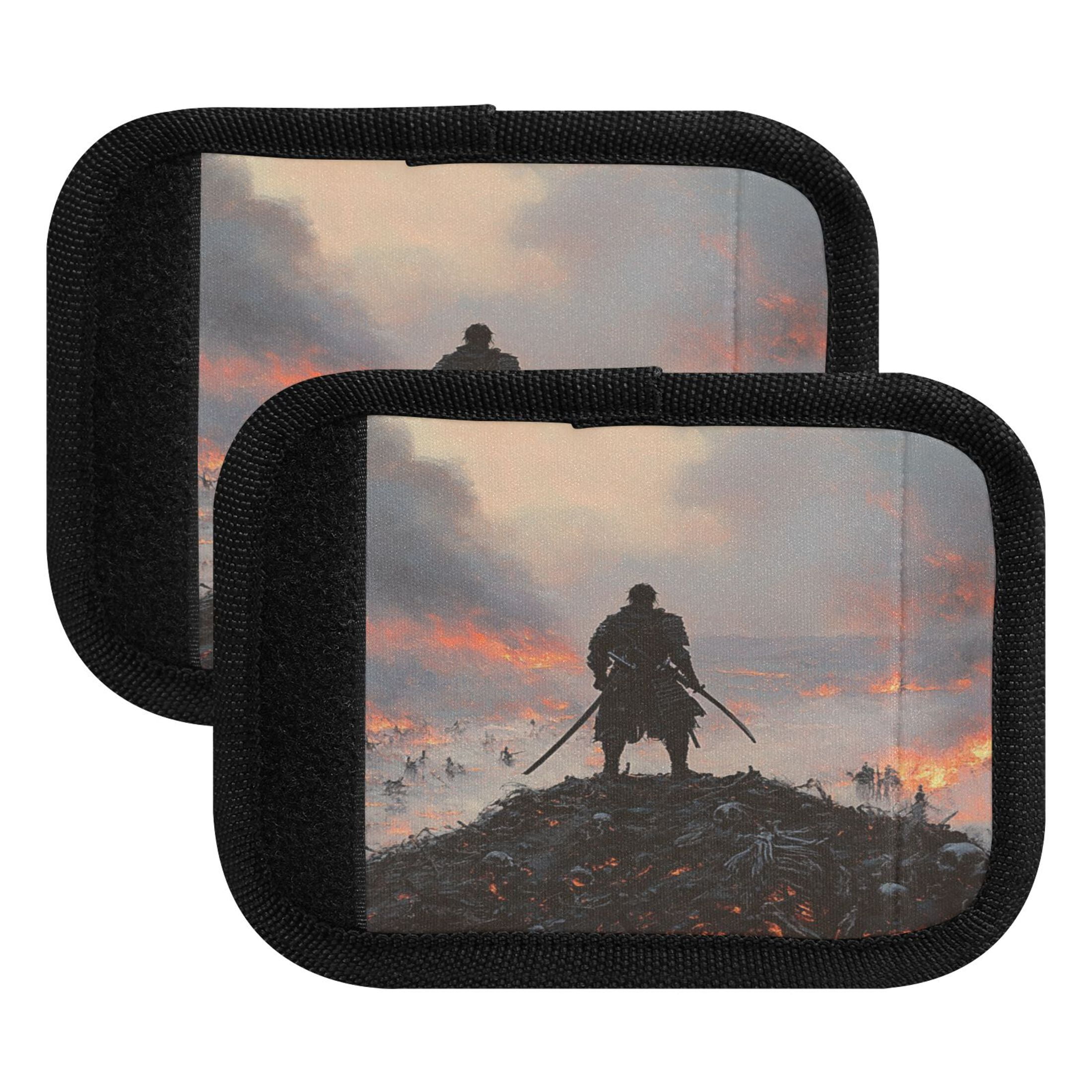 WOBOGO Double Edged Swordsman Luggage Handle Wrap 4Pcs Made of Neoprene ...