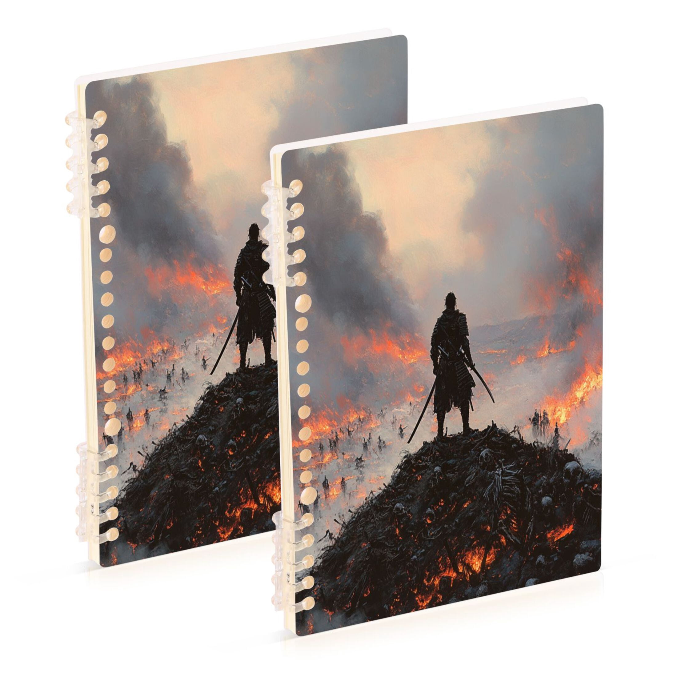 WOBOGO Double Edged Swordsman Notebook College Horizontal Grid Paper ...