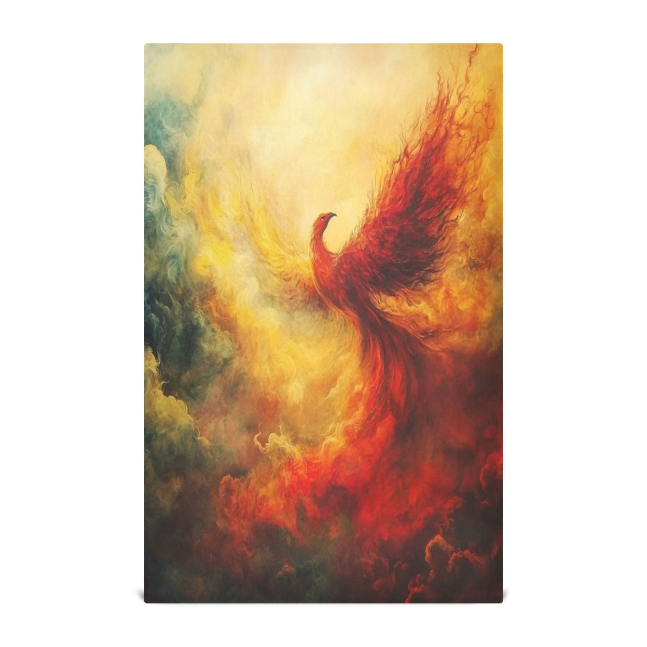 WOBOGO Fire Phoenix Patterns Kitchen Towel 6 Piece Large Cotton ...