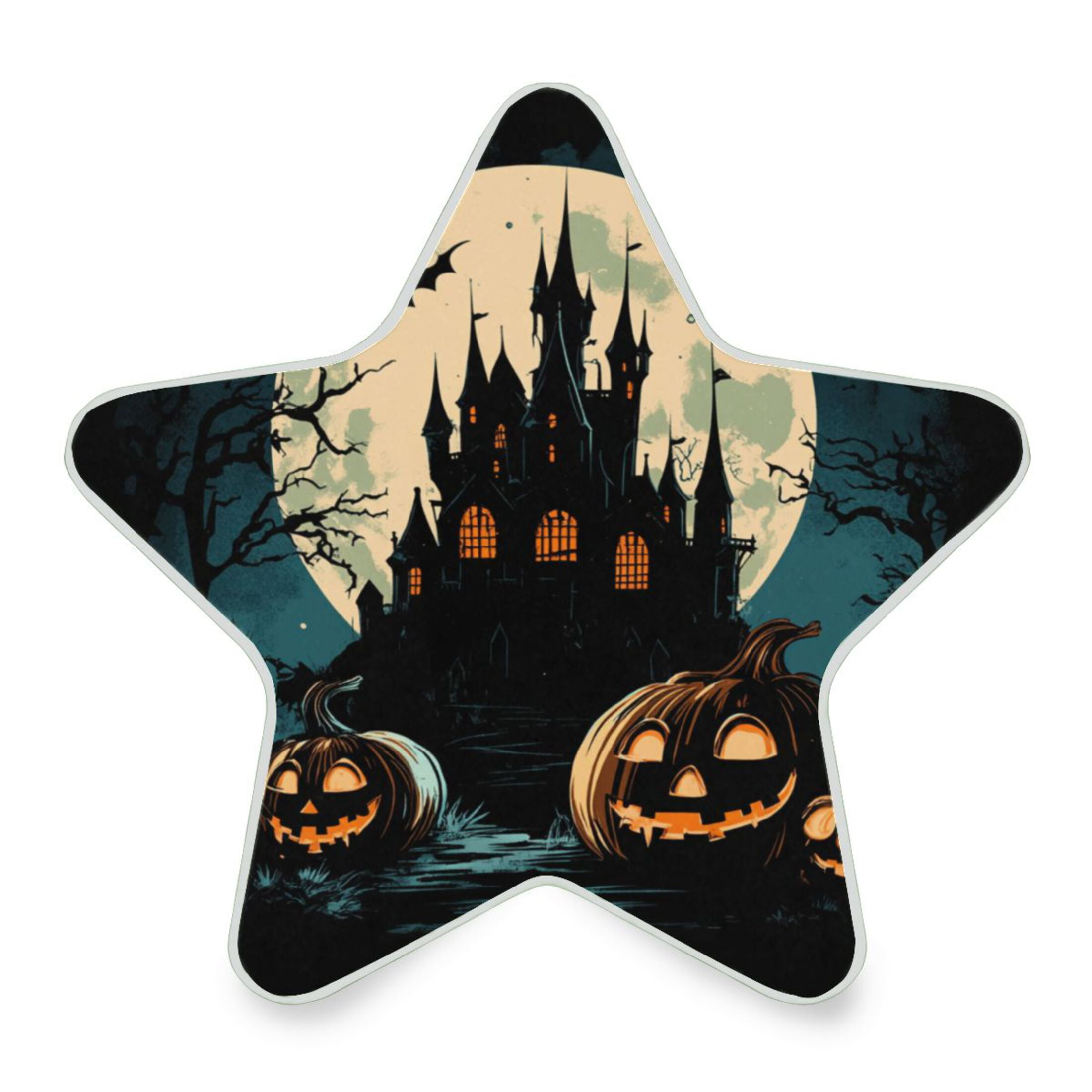 WOBOGO Ghost Pumpkin LED Star Night Light 0.2 Watt Wall Plug Dusk to ...