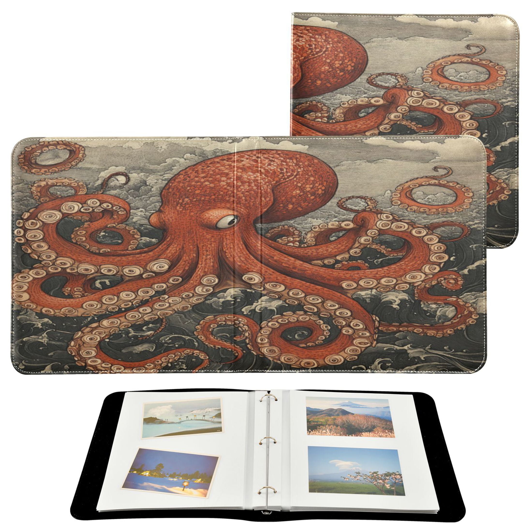 WOBOGO Giant Octopus Photo Albums 20 Pages Large Capacity DIY Self ...