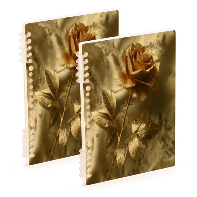 Golden Flower Notebook - Art books for art stores - Walmart Business ...