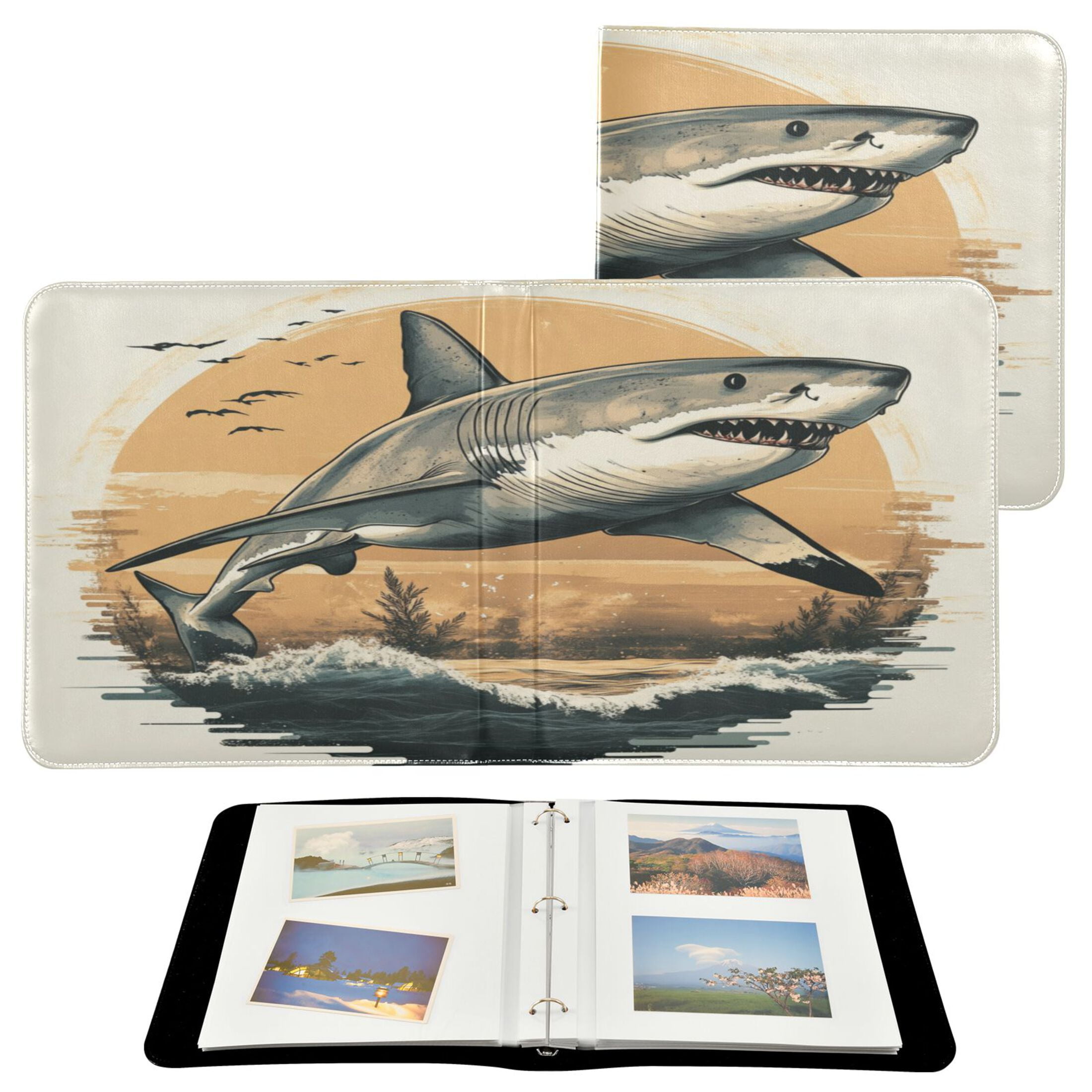 WOBOGO Great White Shark on The Oceans Illustration Photo Albums 20 ...