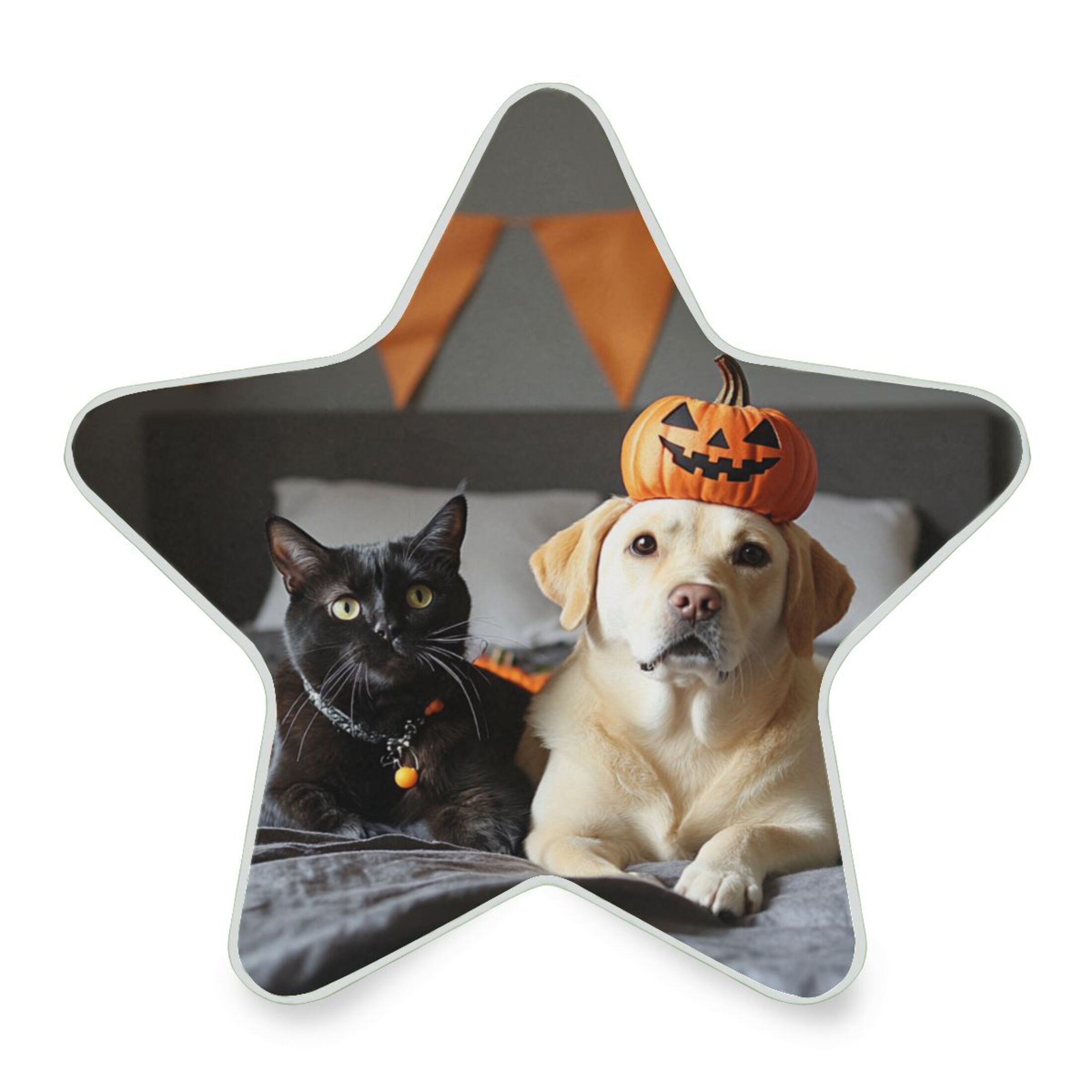 WOBOGO Halloween Dog and Cat LED Star Night Light 0.2 Watt Wall Plug ...