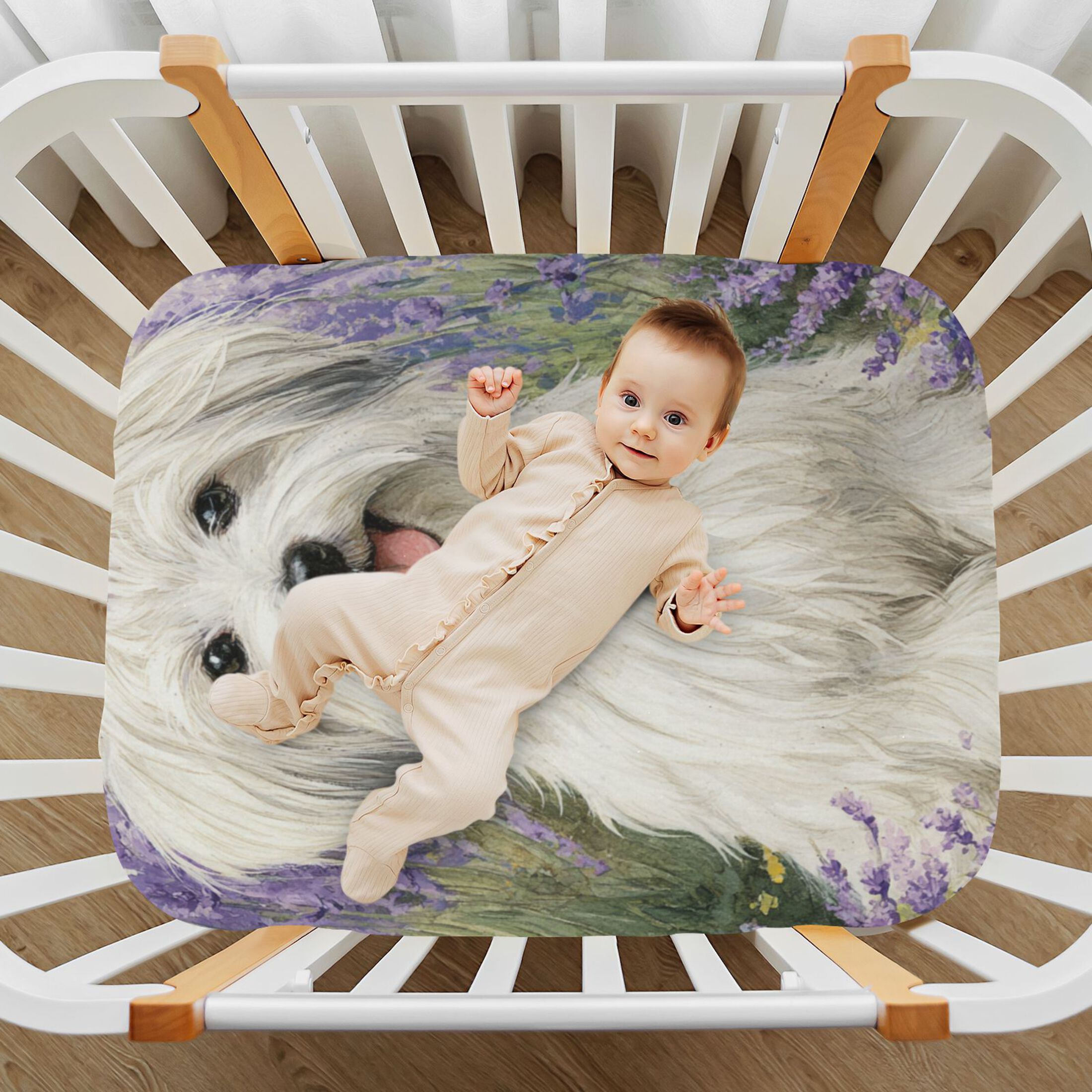 WOBOGO Happy Havanese Dog Baby Crib Sheets Super Soft Microfiber ...