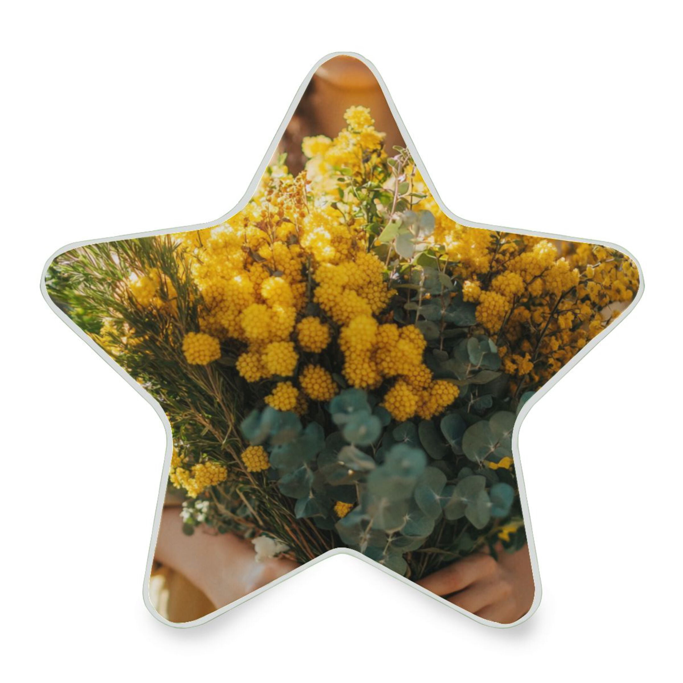 WOBOGO Hold Yellow Flower LED Star Night Light 0.2 Watt Wall Plug Dusk ...