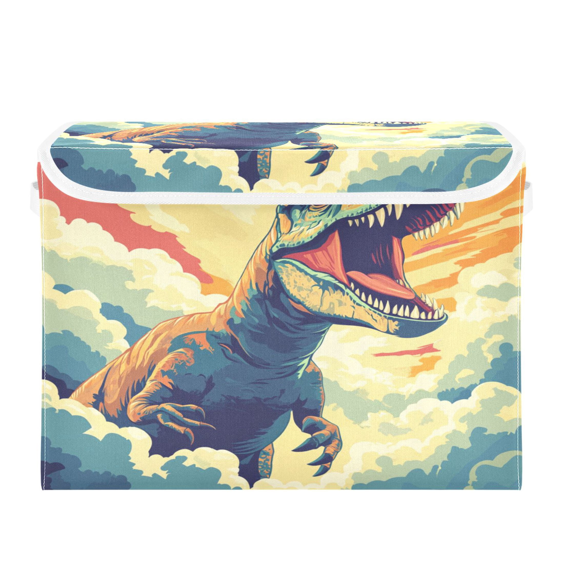 WOBOGO Illustration Of Dinosaur Roaring To The Sky Large Collapsible ...
