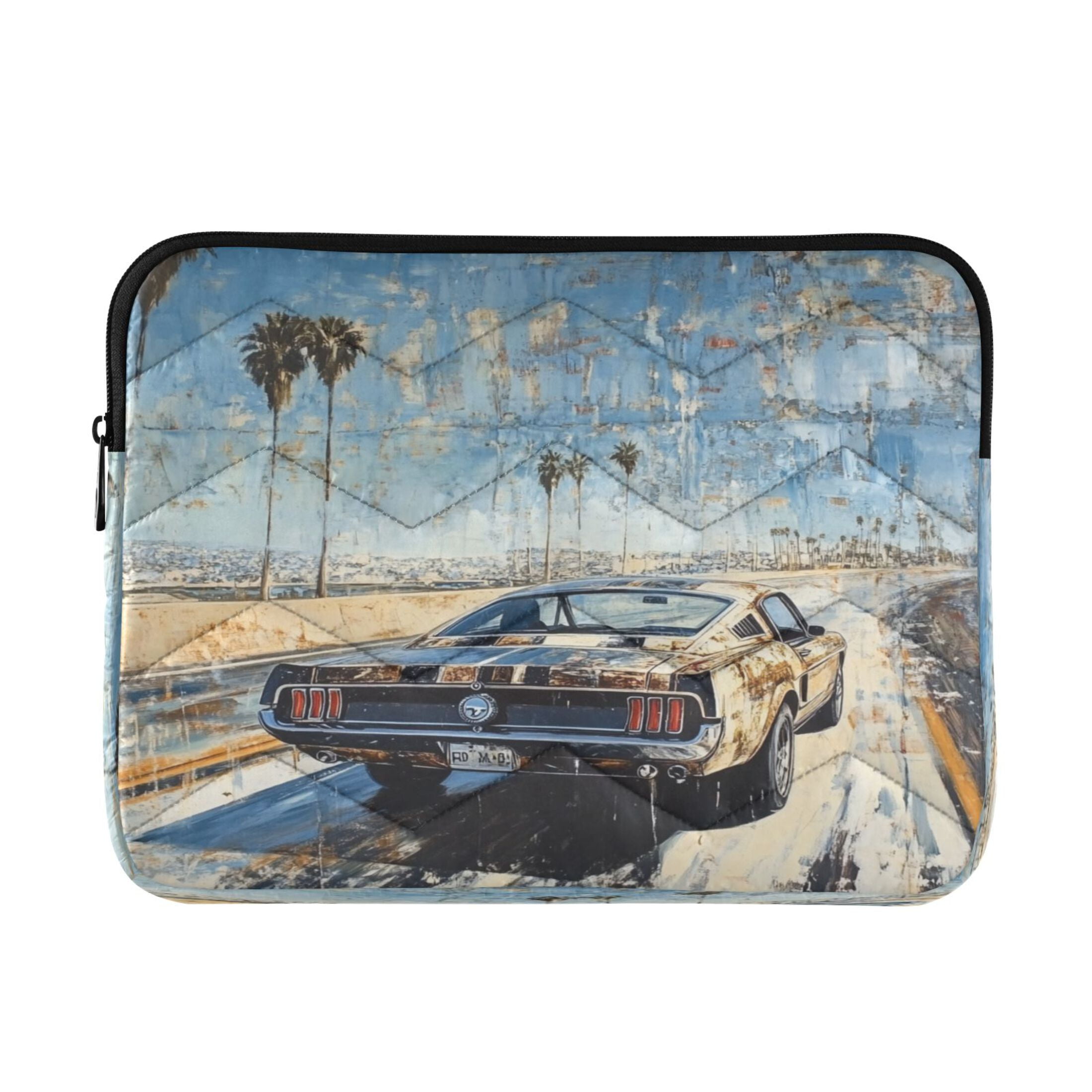 WOBOGO Illustration Of A Car on The Highway Laptop Sleeve 13.4 inch ...
