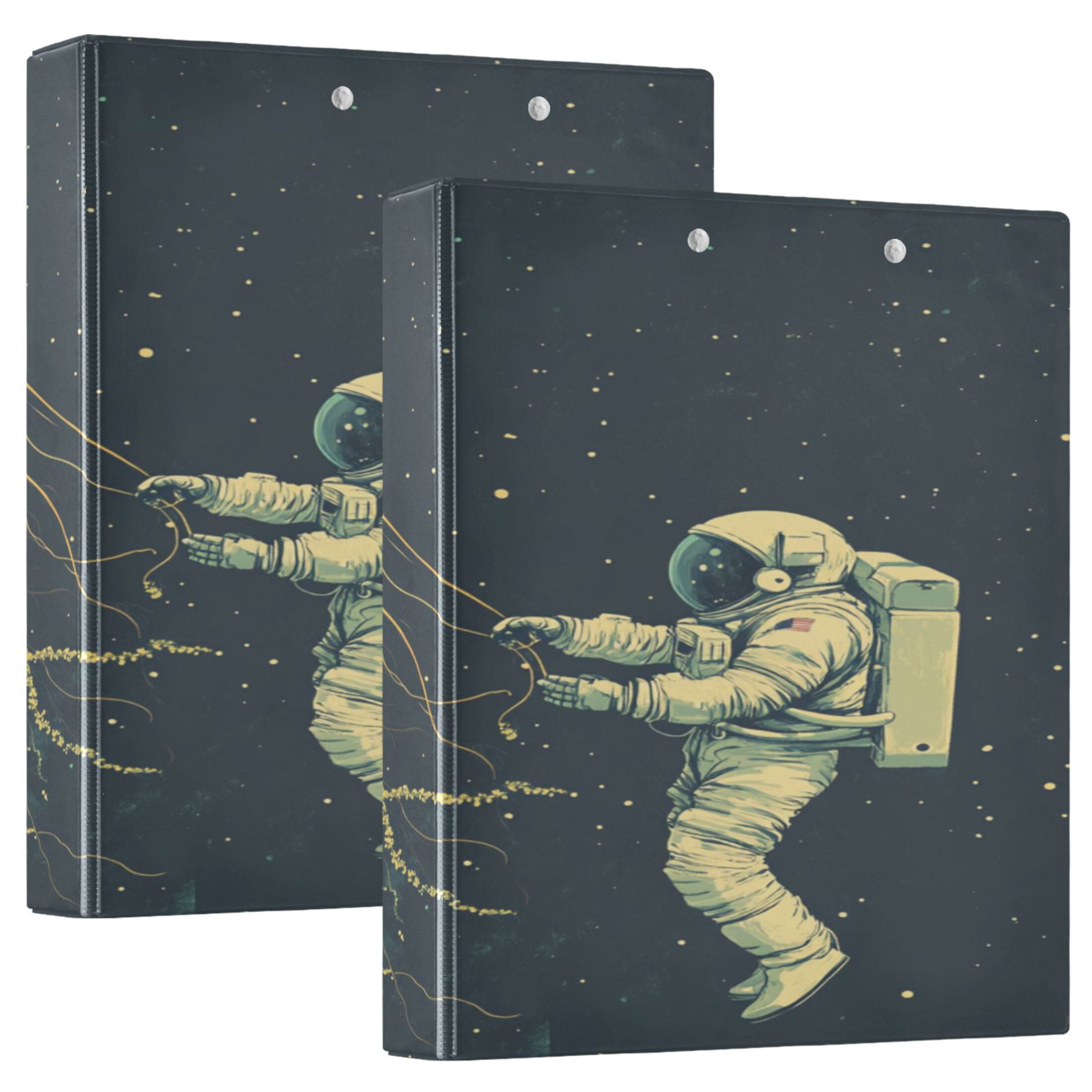 WOBOGO Jellyfish and Astronaut File Folders Extra Large Capacity to ...