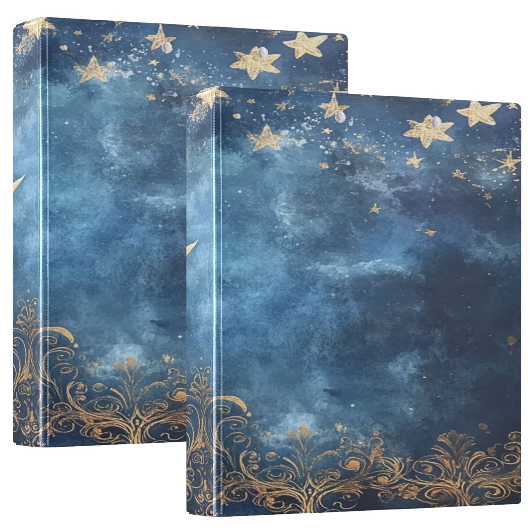 WOBOGO Lacy Night Sky File Folders Extra Large Capacity to Hold 200 ...