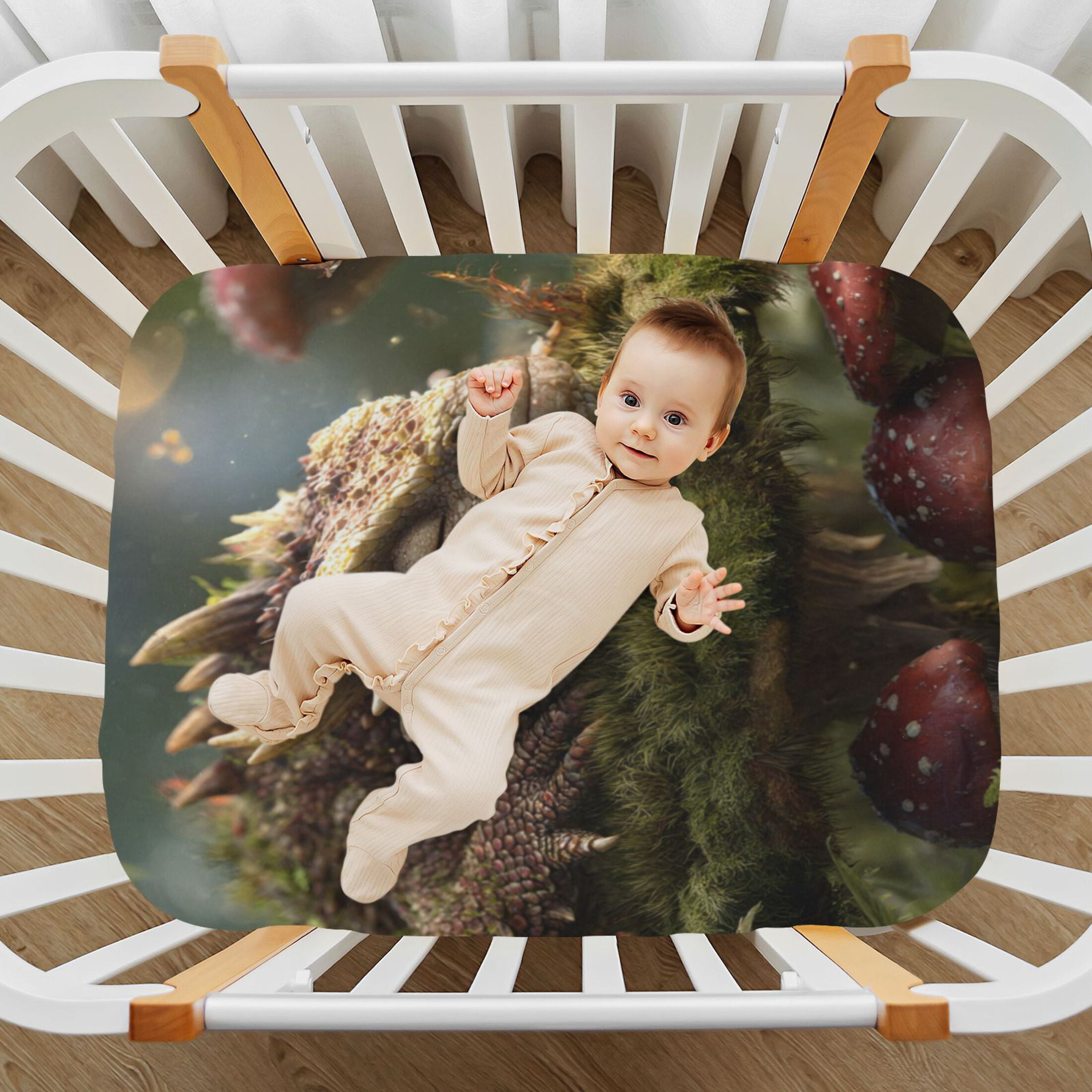 WOBOGO Lizards Baby Crib Sheets Super Soft Microfiber Playard Sheet ...