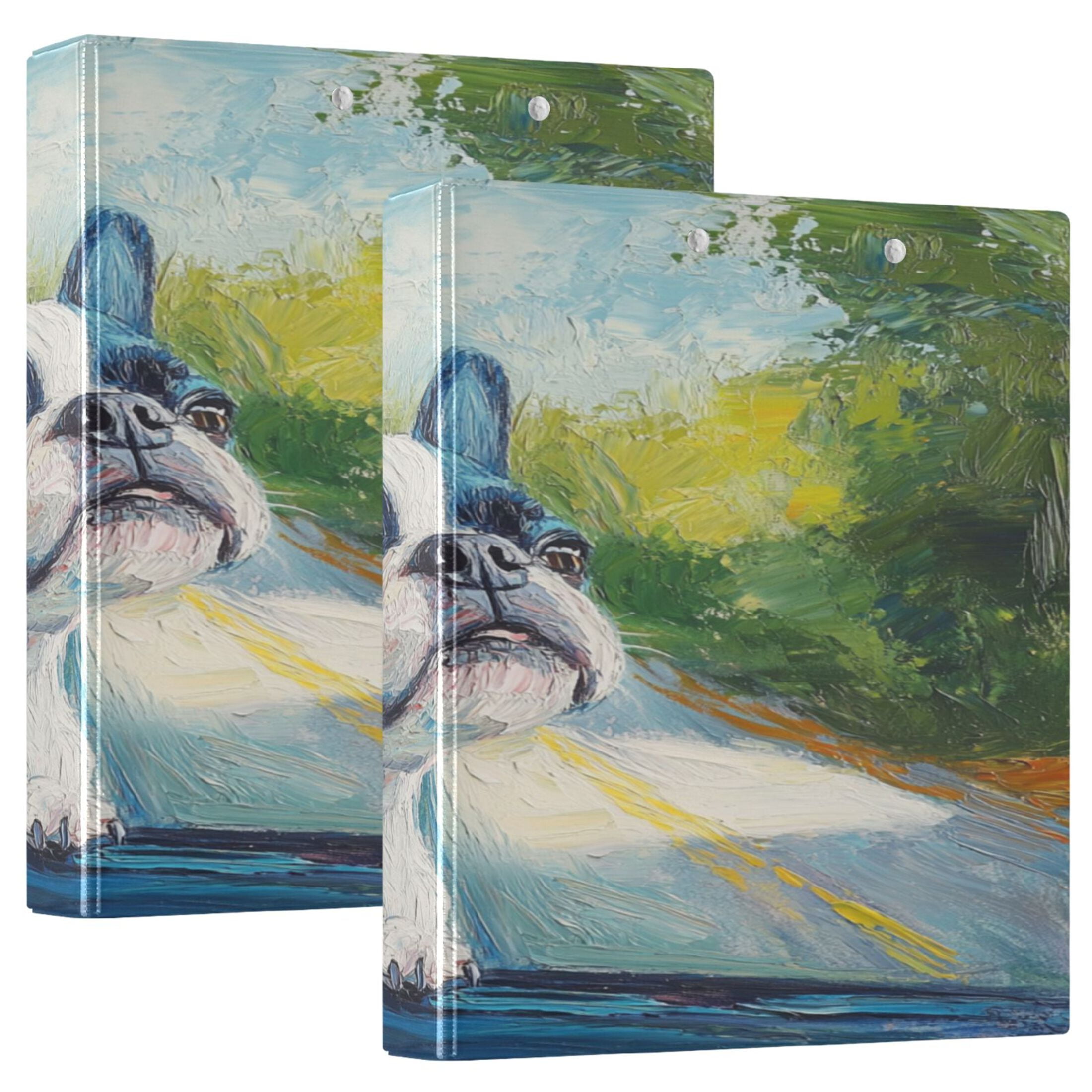 WOBOGO Lovely Boston Terrier File Folders Extra Large Capacity to Hold ...