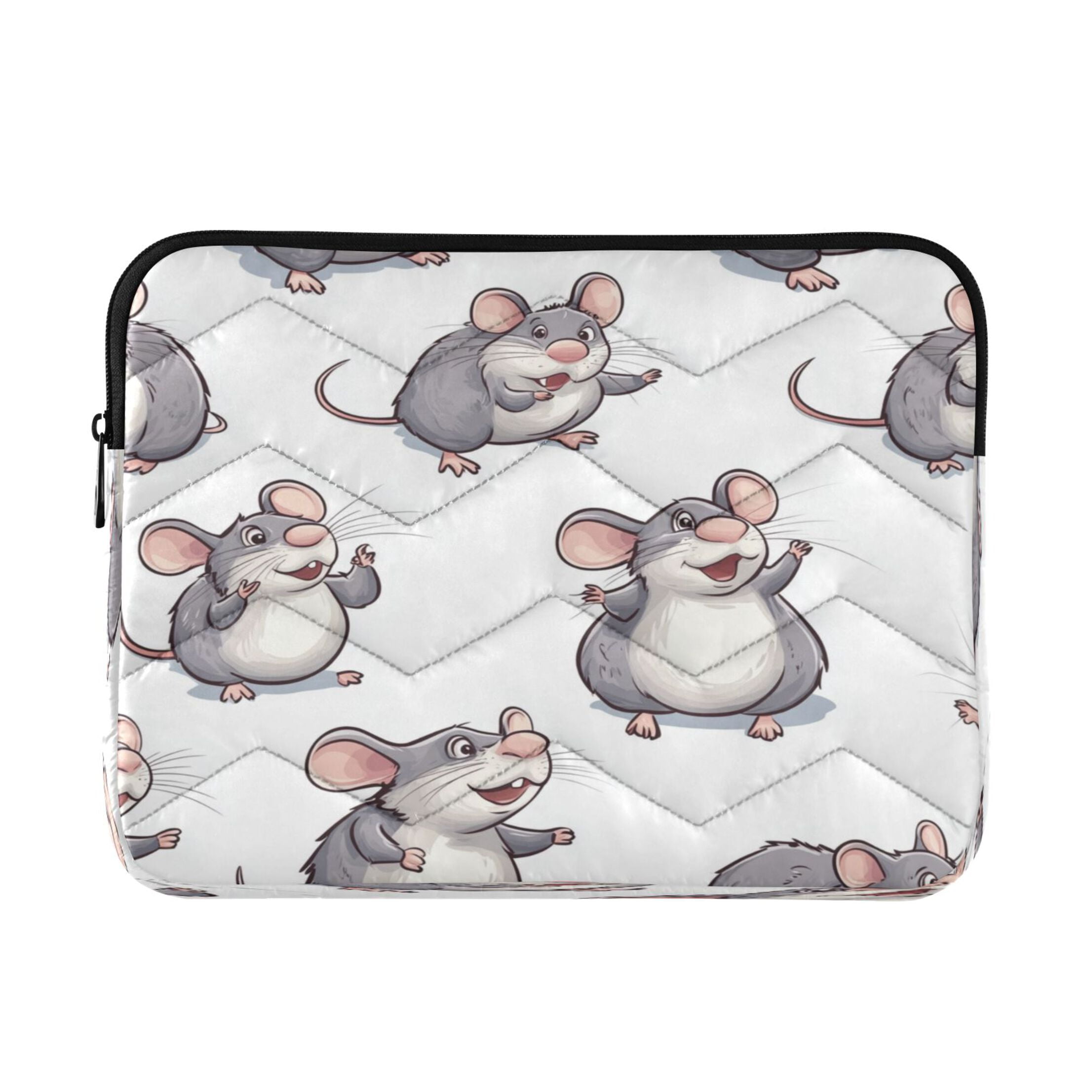 WOBOGO Lovely Cartoon Rat Laptop Sleeve 15.7 inch Lightweight Zipper ...