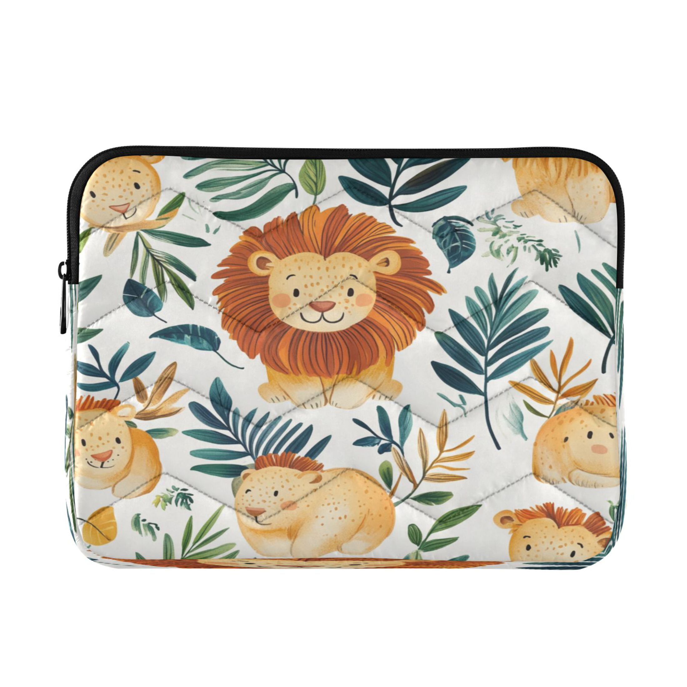 WOBOGO Lovely Lion Laptop Sleeve 15.7 inch Lightweight Zipper Design ...