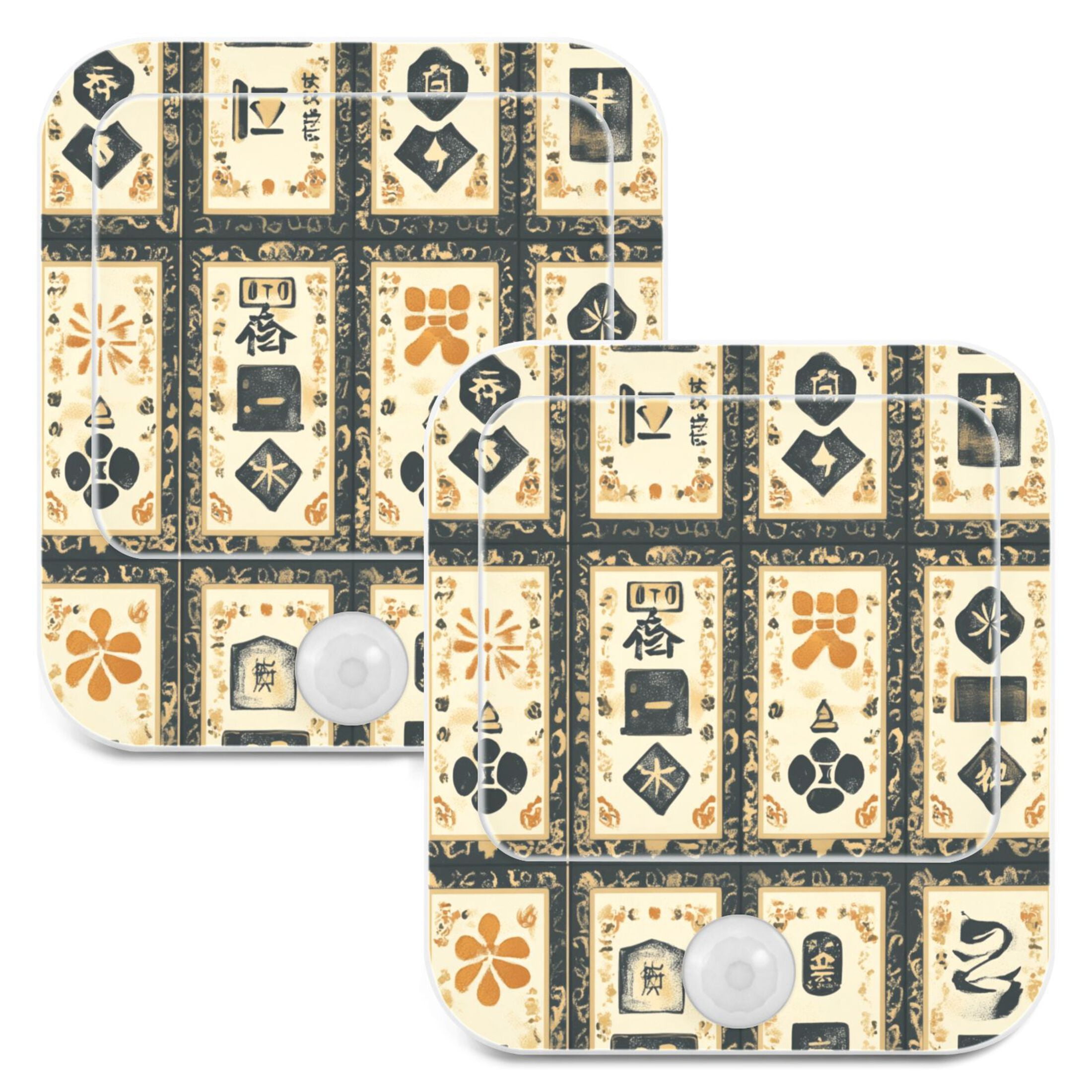 WOBOGO Mahjong Background Night Light Lamp with Smart Sensor Dusk to ...