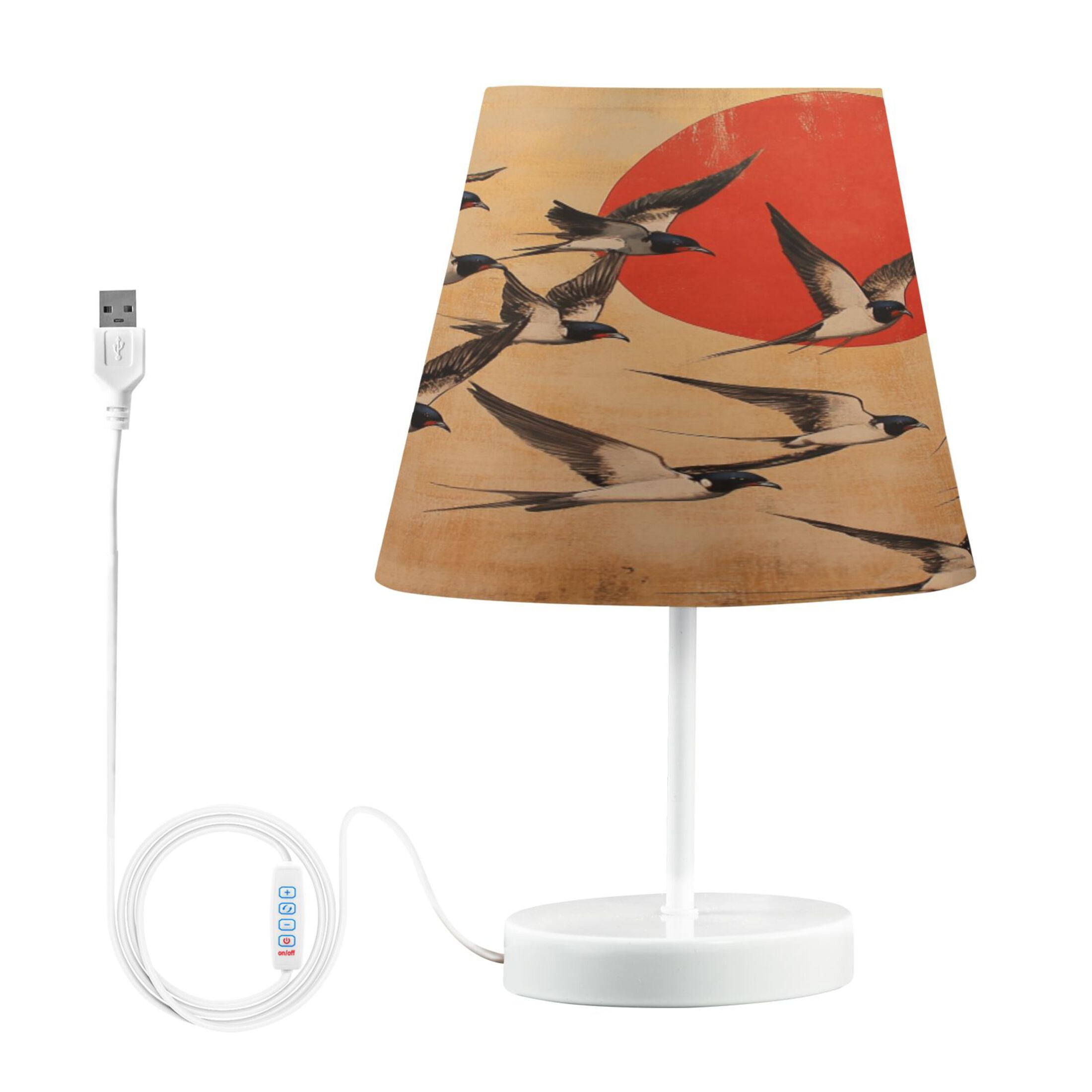 WOBOGO Millennium Of The Goose Table Lamps Bedroom 3-Speed Dimmable ...