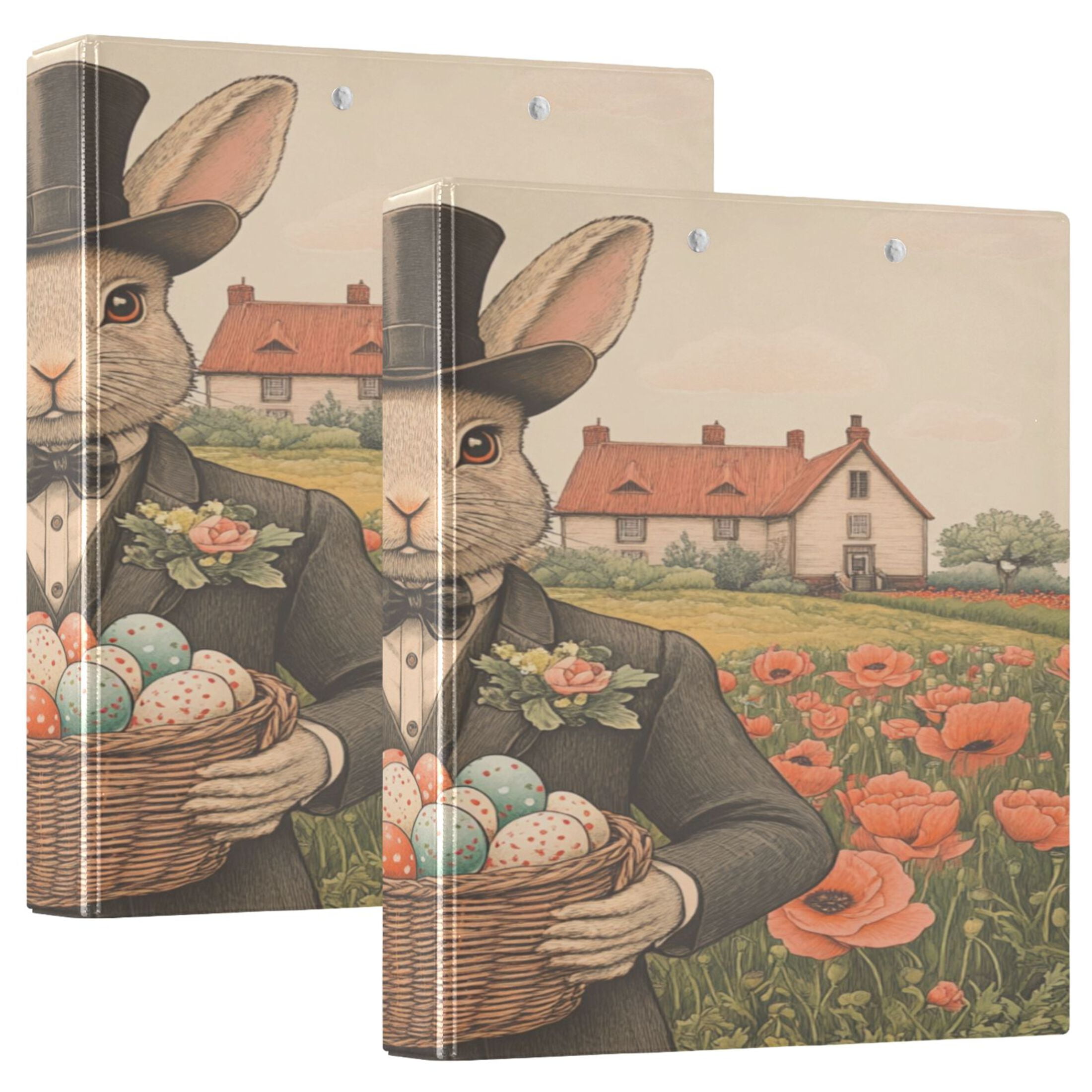 WOBOGO Mister Easter Bunny File Folders Extra Large Capacity to Hold ...