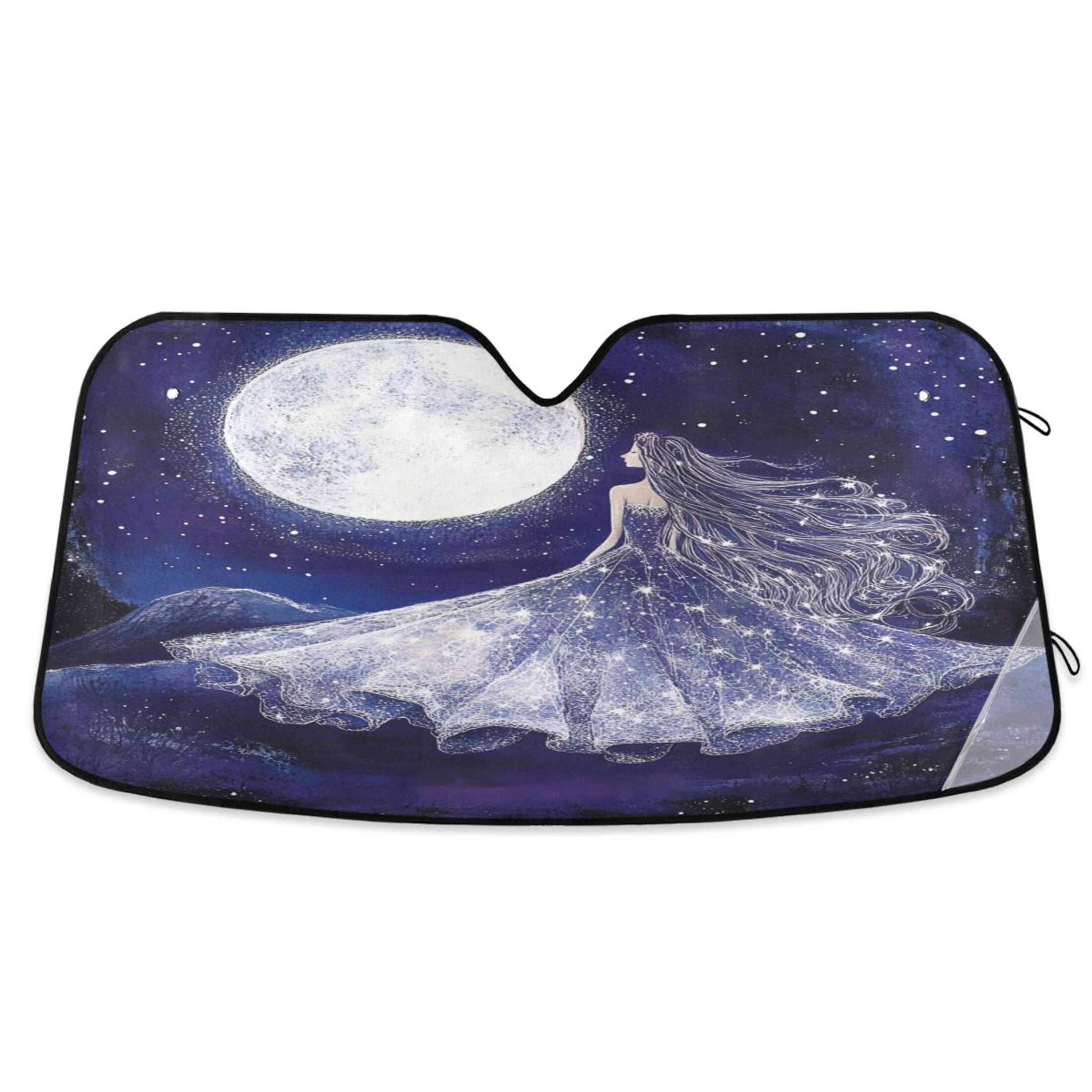 WOBOGO Moon Goddess Car Windshield Sunshades Autopilot Lightweight ...