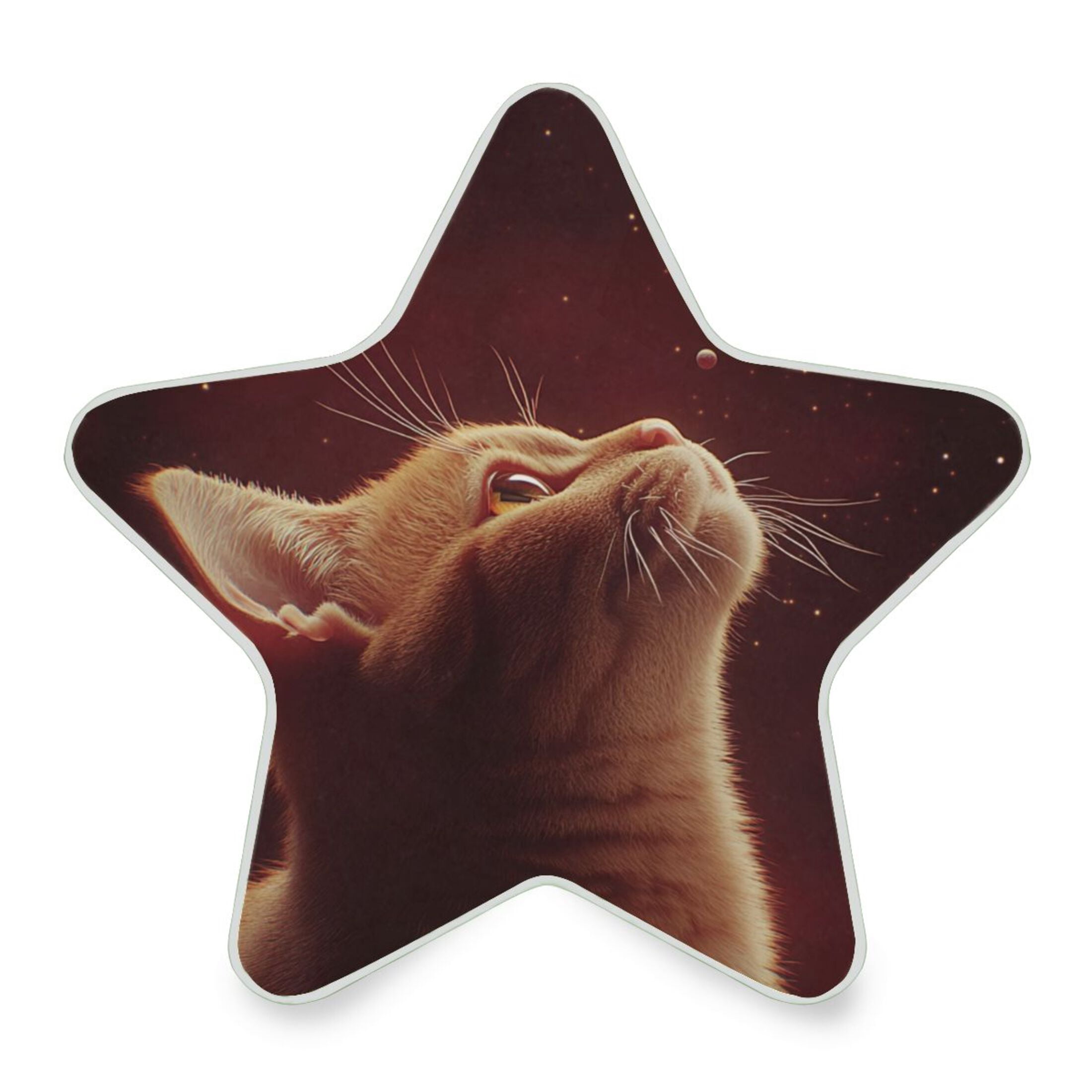 WOBOGO Orange Cat The Universe Pattern LED Star Night Light 0.2 Watt ...