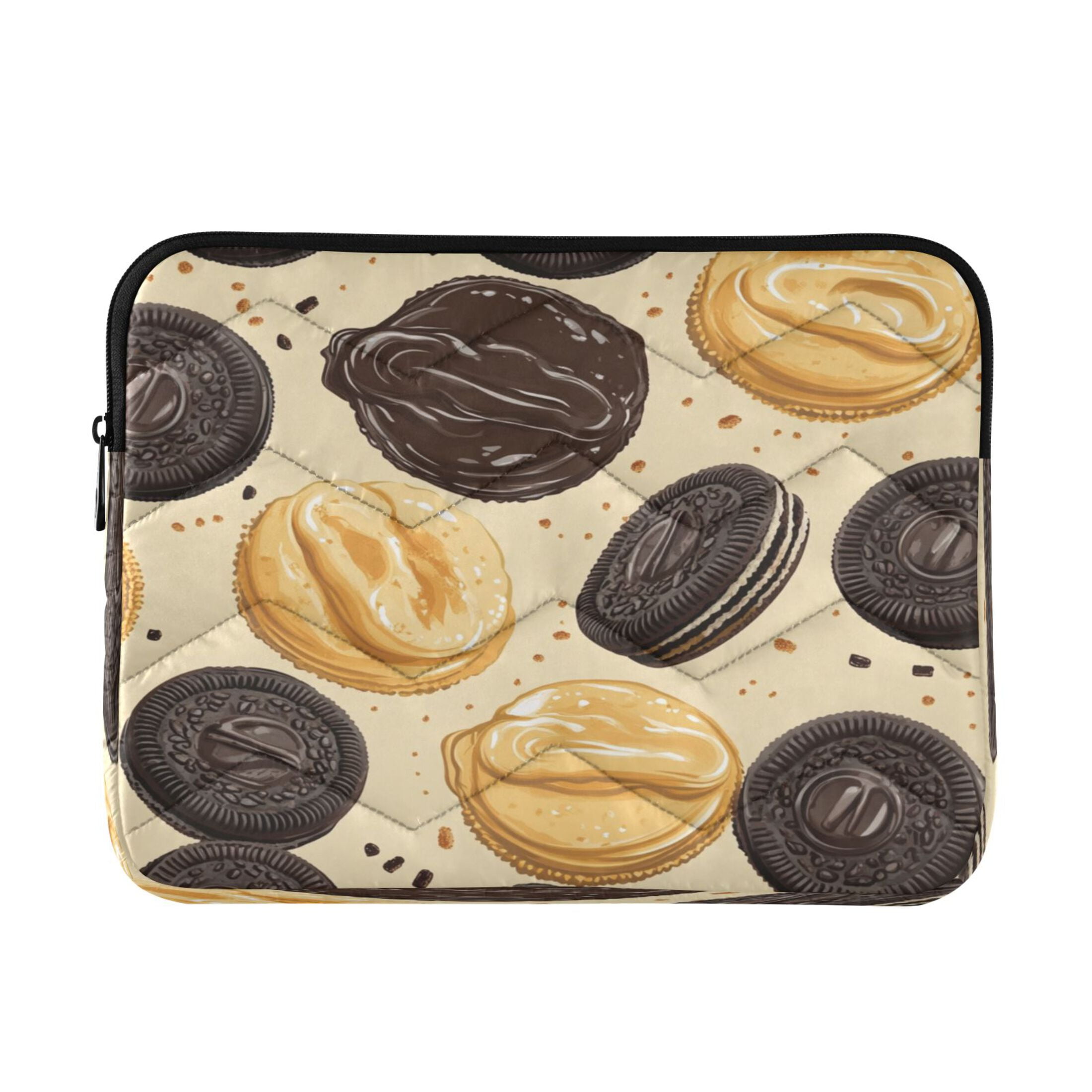 WOBOGO Oreo Cookies Laptop Sleeve 13.4 inch Lightweight Zipper Design ...