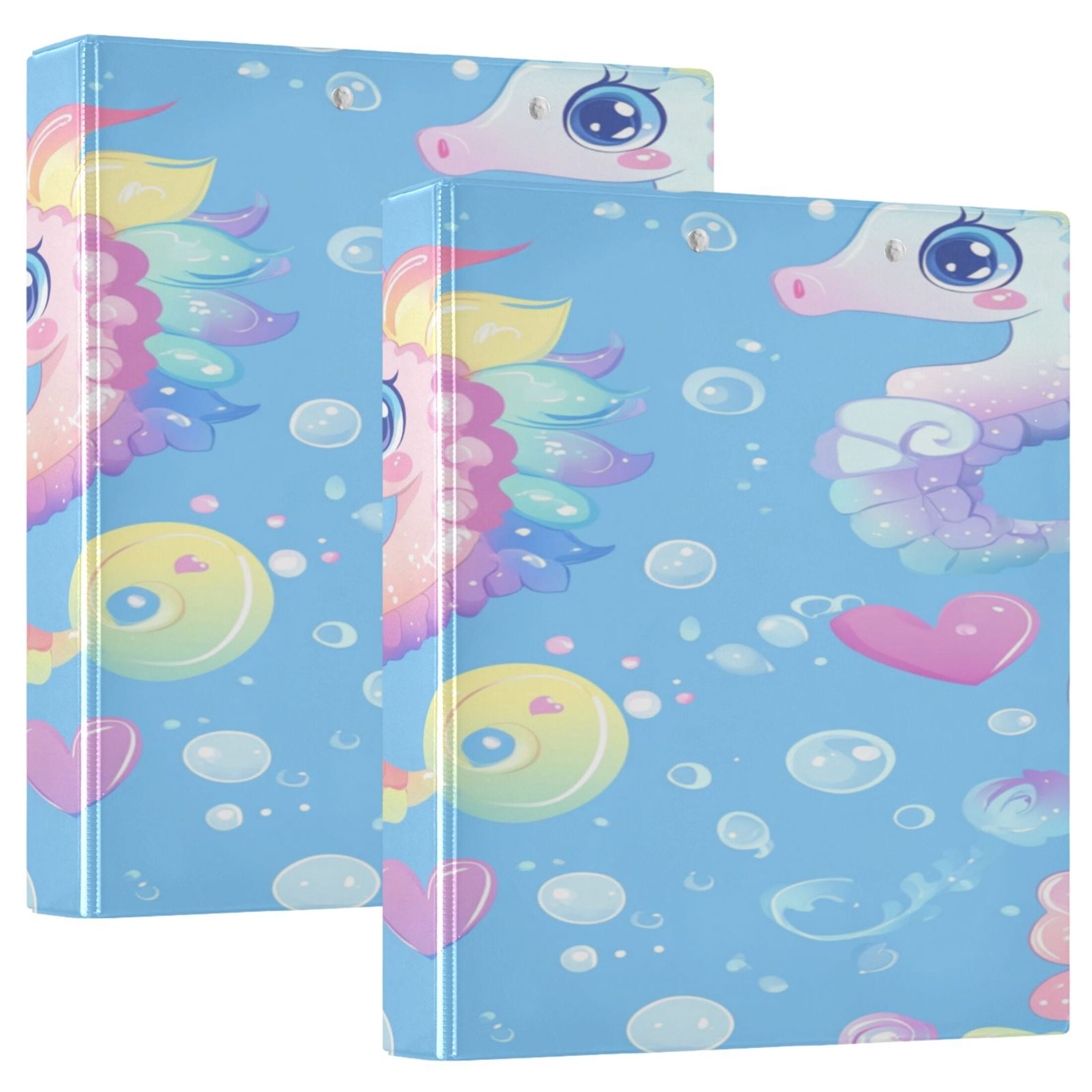 WOBOGO Pattern Featuring Cute Baby Seahorses File Folders Extra Large ...