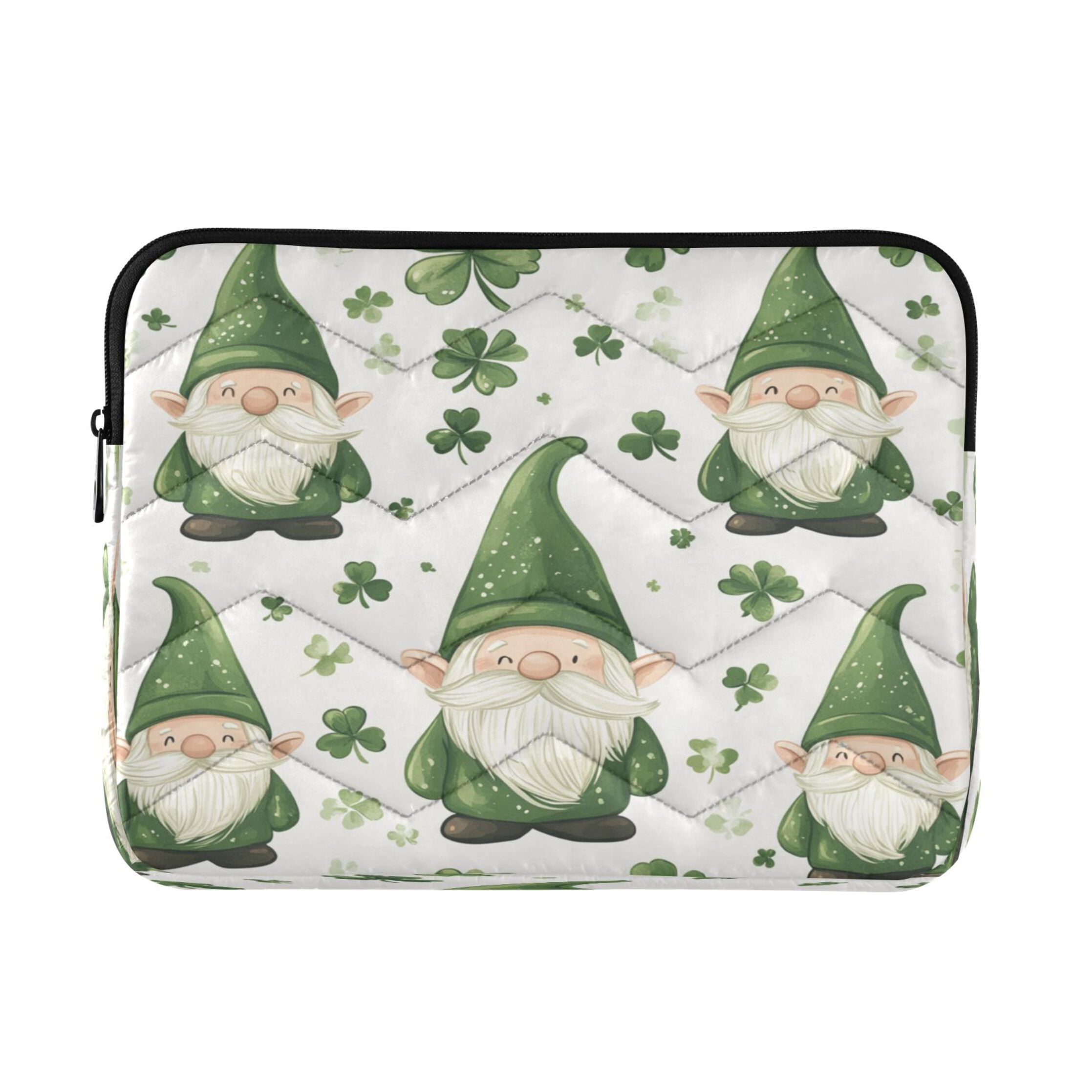 WOBOGO Pattern Of Dwarf in Green Hat Laptop Sleeve 13.4 inch ...