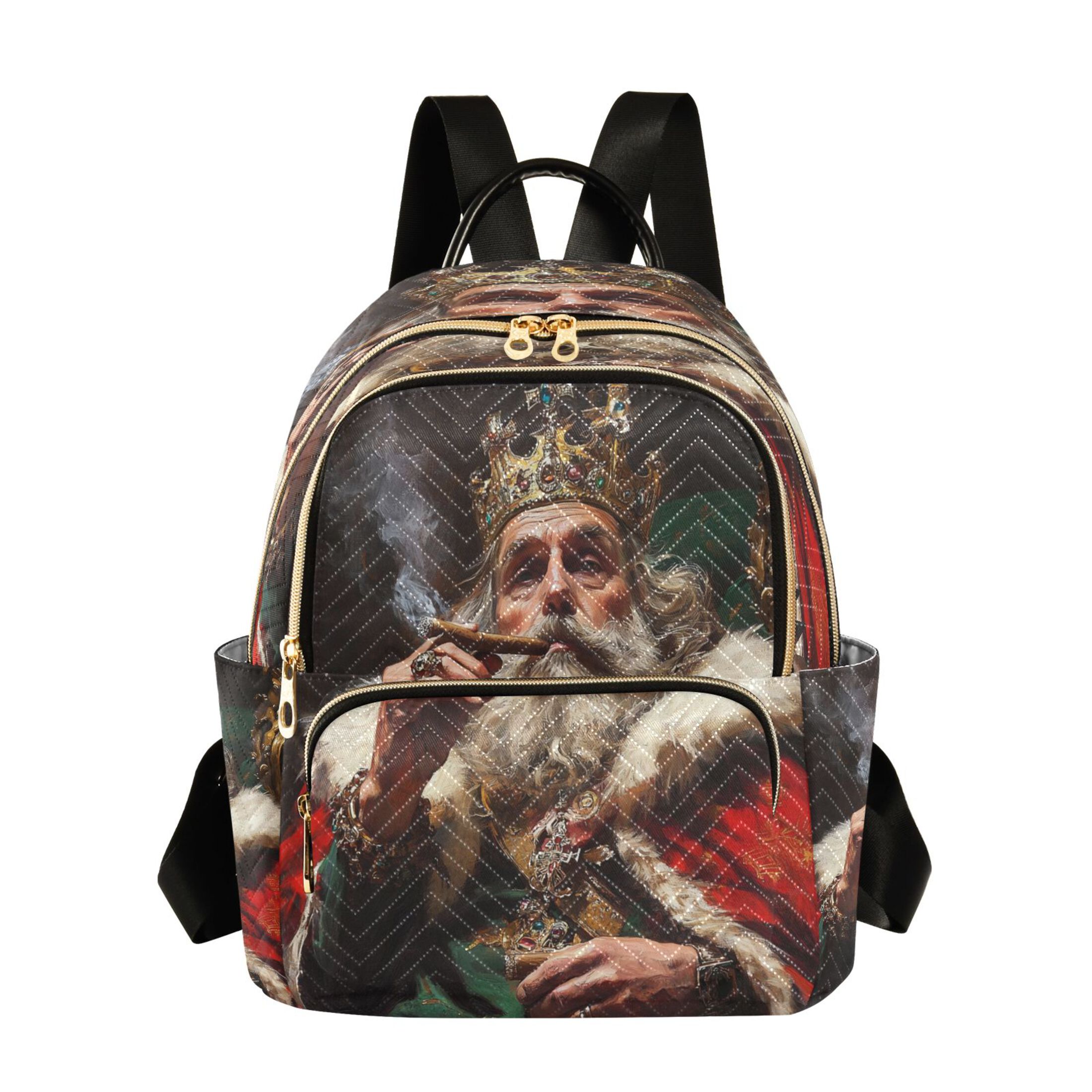 WOBOGO Pictures Of Kings Smoking Butterfly Backpack Durable Lightweight ...